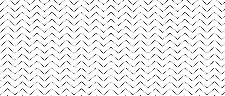 Horizontal Zigzag Lines. Background with Black and White Zig Zag ...
