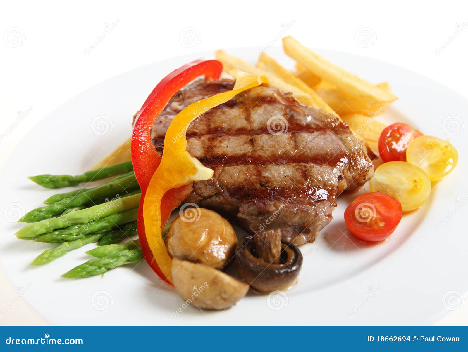 Horizontale Het Lendelapjemaaltijd Van Het Kalfsvlees Stock Foto ...