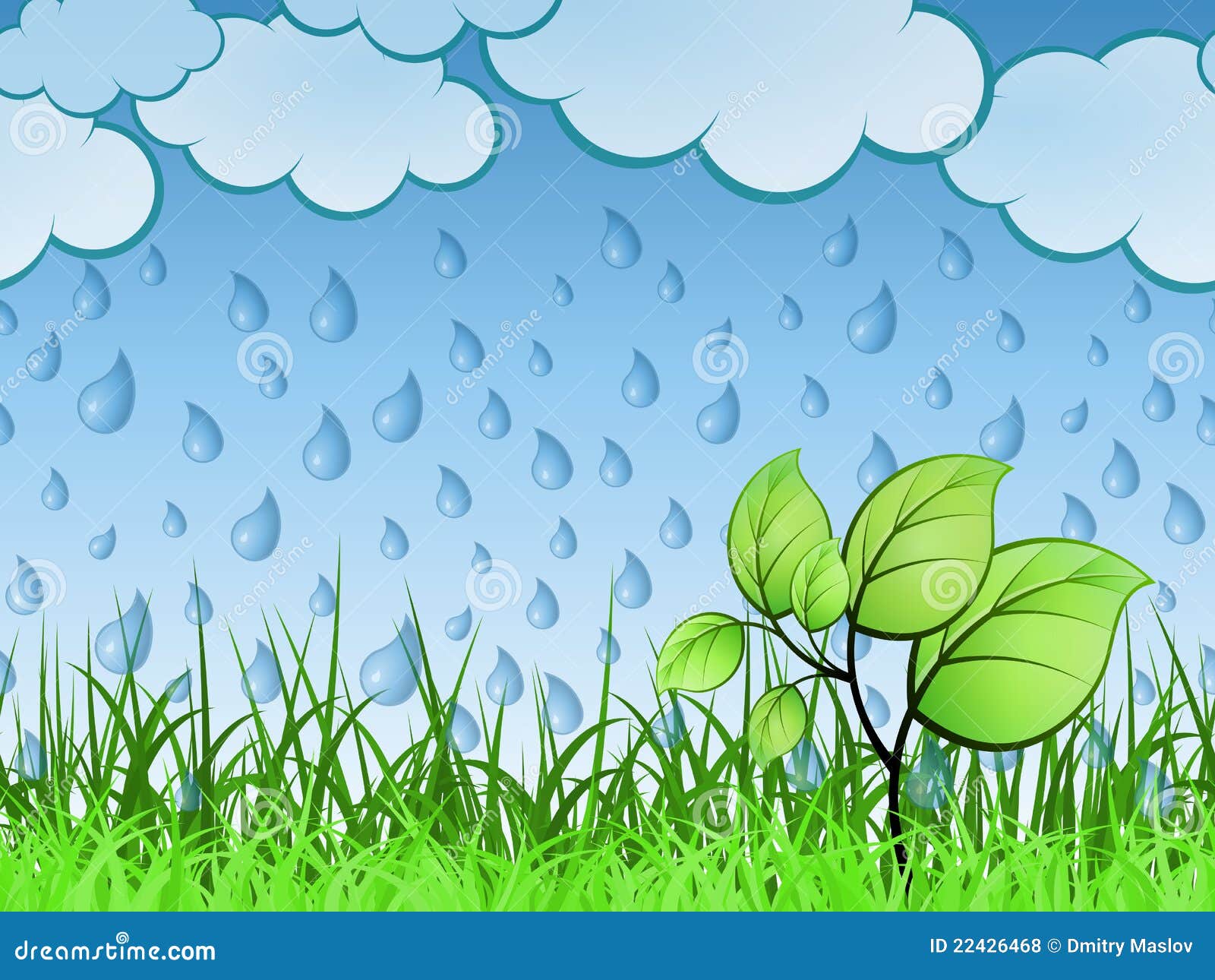 Horizontally Seamless Spring Banner Stock Vector - Illustration of clip ...