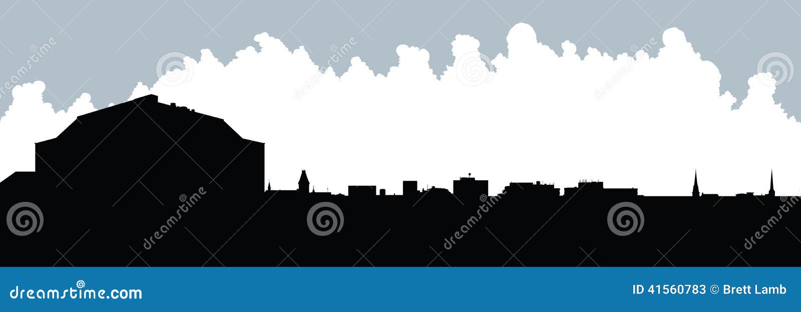 Horizonte de Fredericton stock de ilustración. Ilustración de nuevo ...