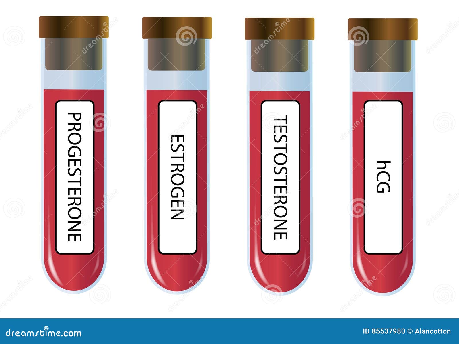 Hormone Group Samples stock vector. Illustration of hospital - 85537980