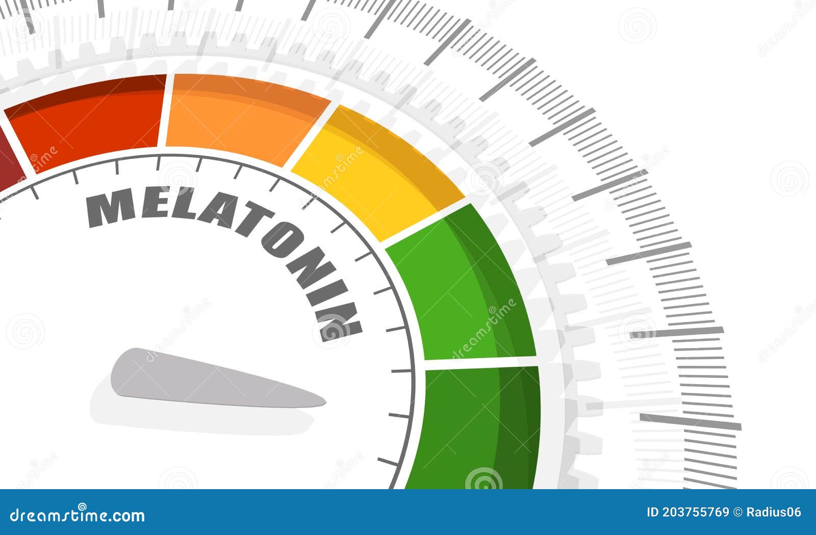 Hormone melatonin level. stock illustration. Illustration of compound ...