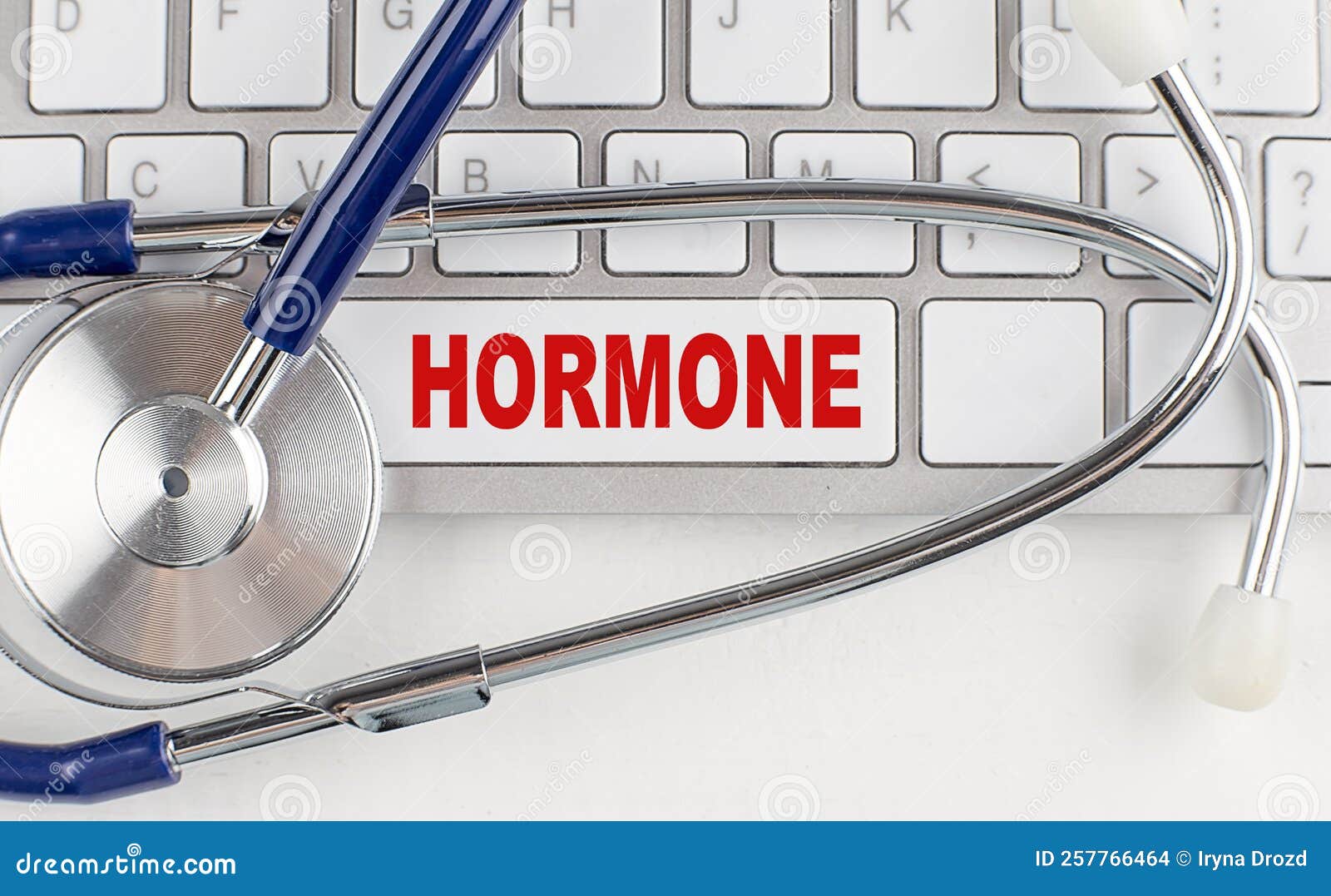 HORMONE Text on Keyboard with Stethoscope , Medical Concept Stock Photo ...