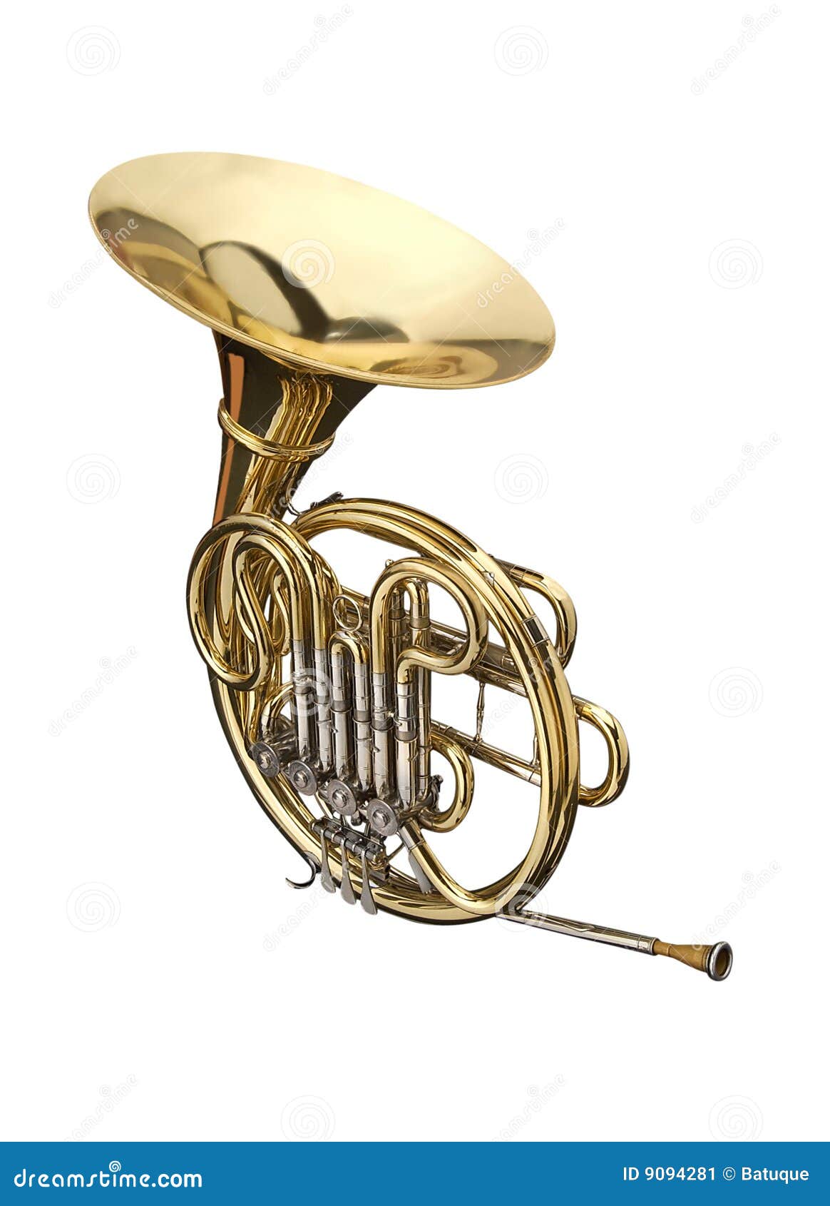Horn stock image. Image of bronze, song, horn, tape, wind - 9094281