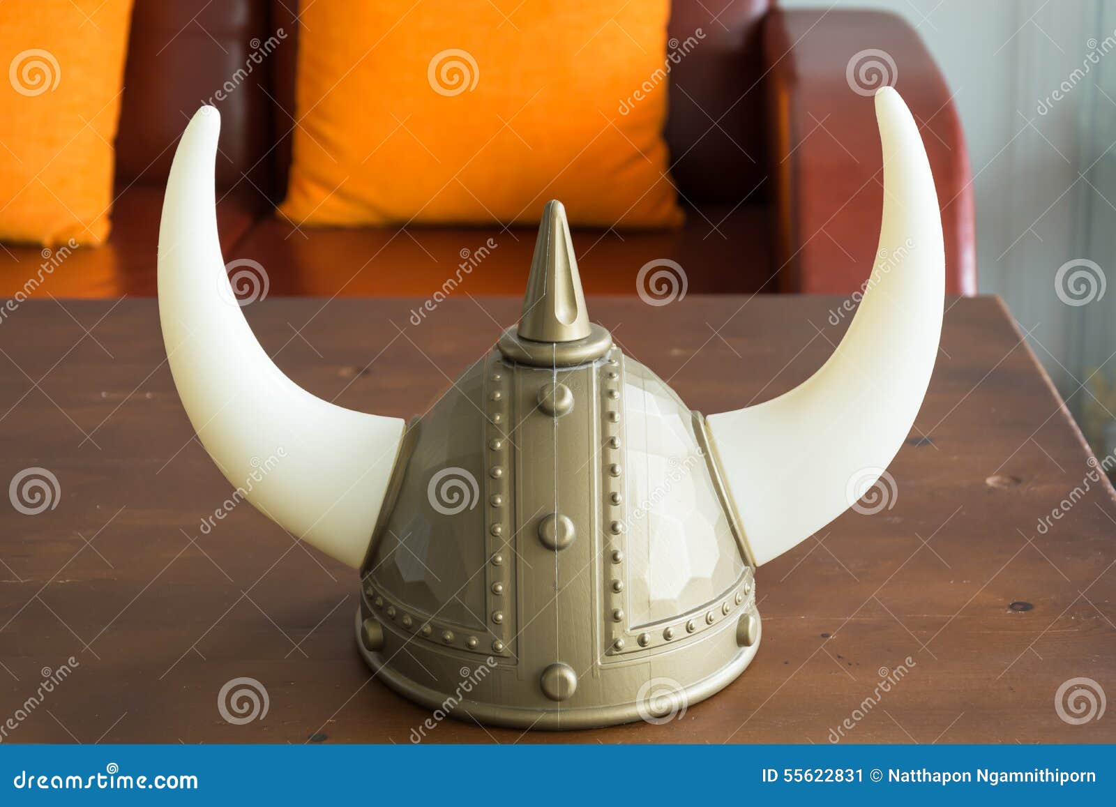 Horn hat stock image. Image of norseman, ancient, knight - 55622831