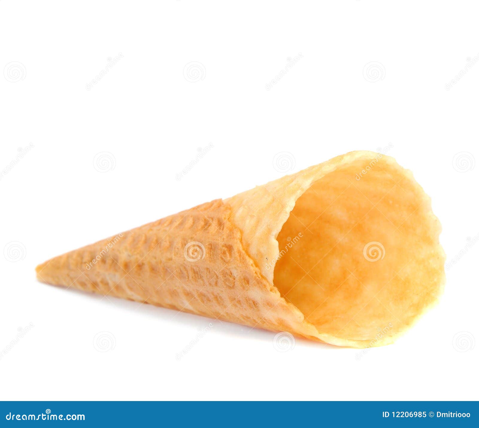 Horn for ice cream stock image. Image of hand, cream - 12206985