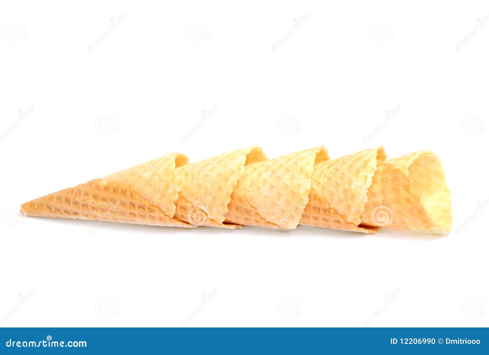 Horn for ice cream stock photo. Image of flavor, filled - 12206990