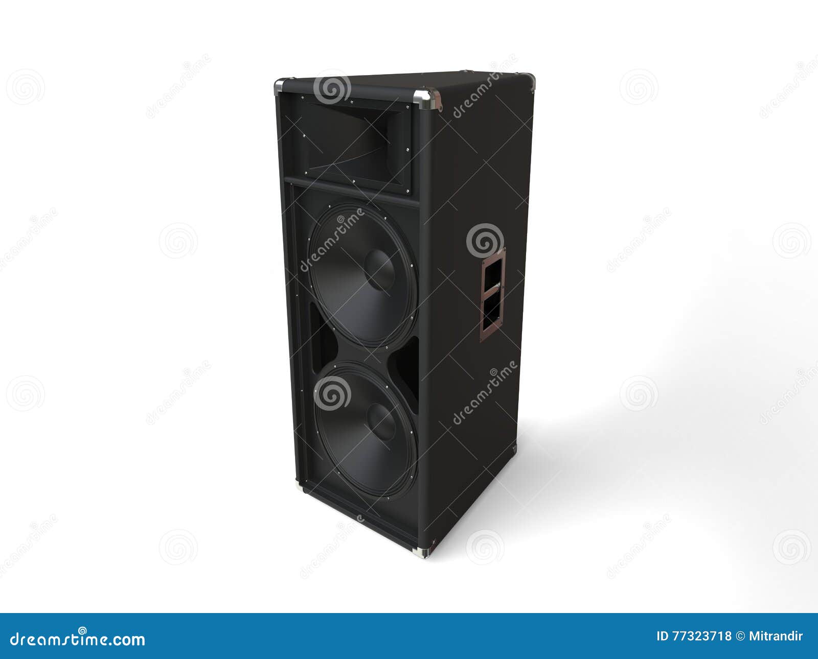 Horn Loudspeaker - Top Side View Stock Photo - Image of hifi, speaker ...