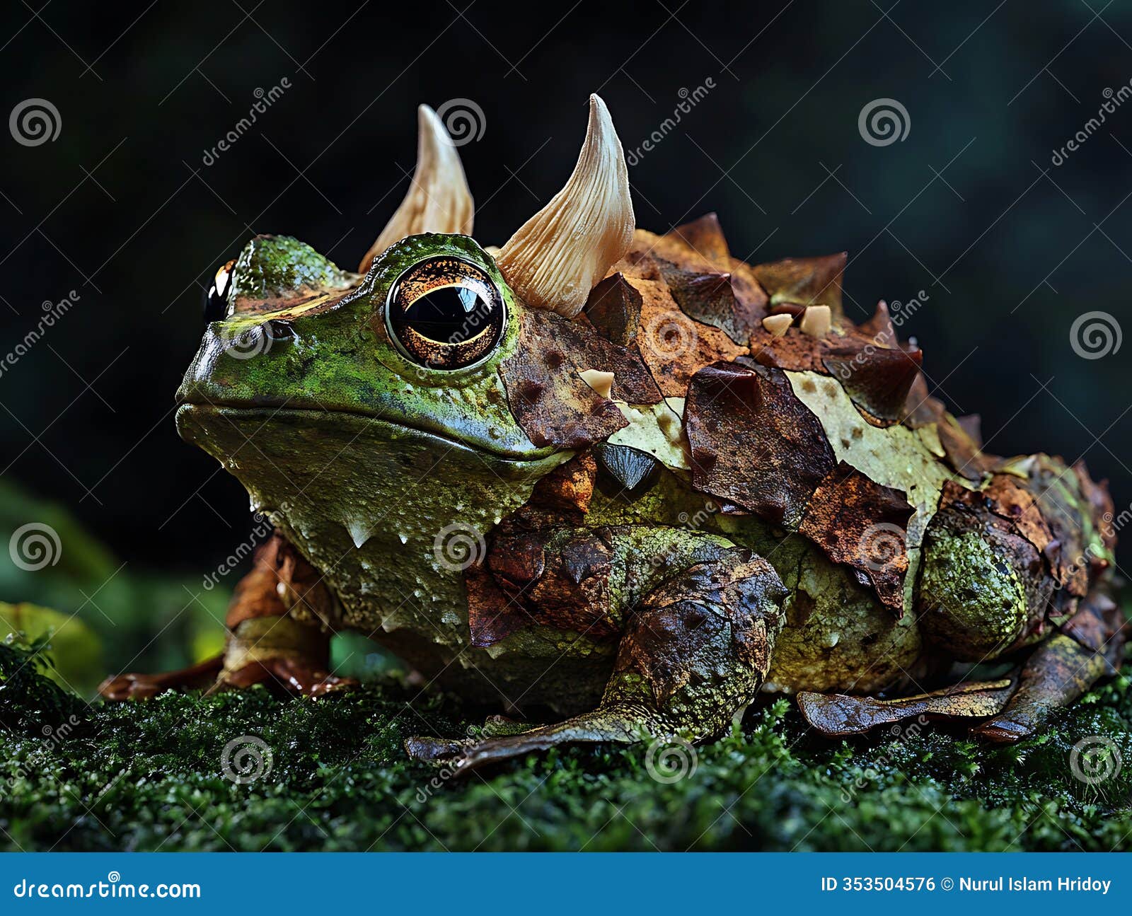 Horned Toad Illustration Cartoon Vector | CartoonDealer.com #133757269