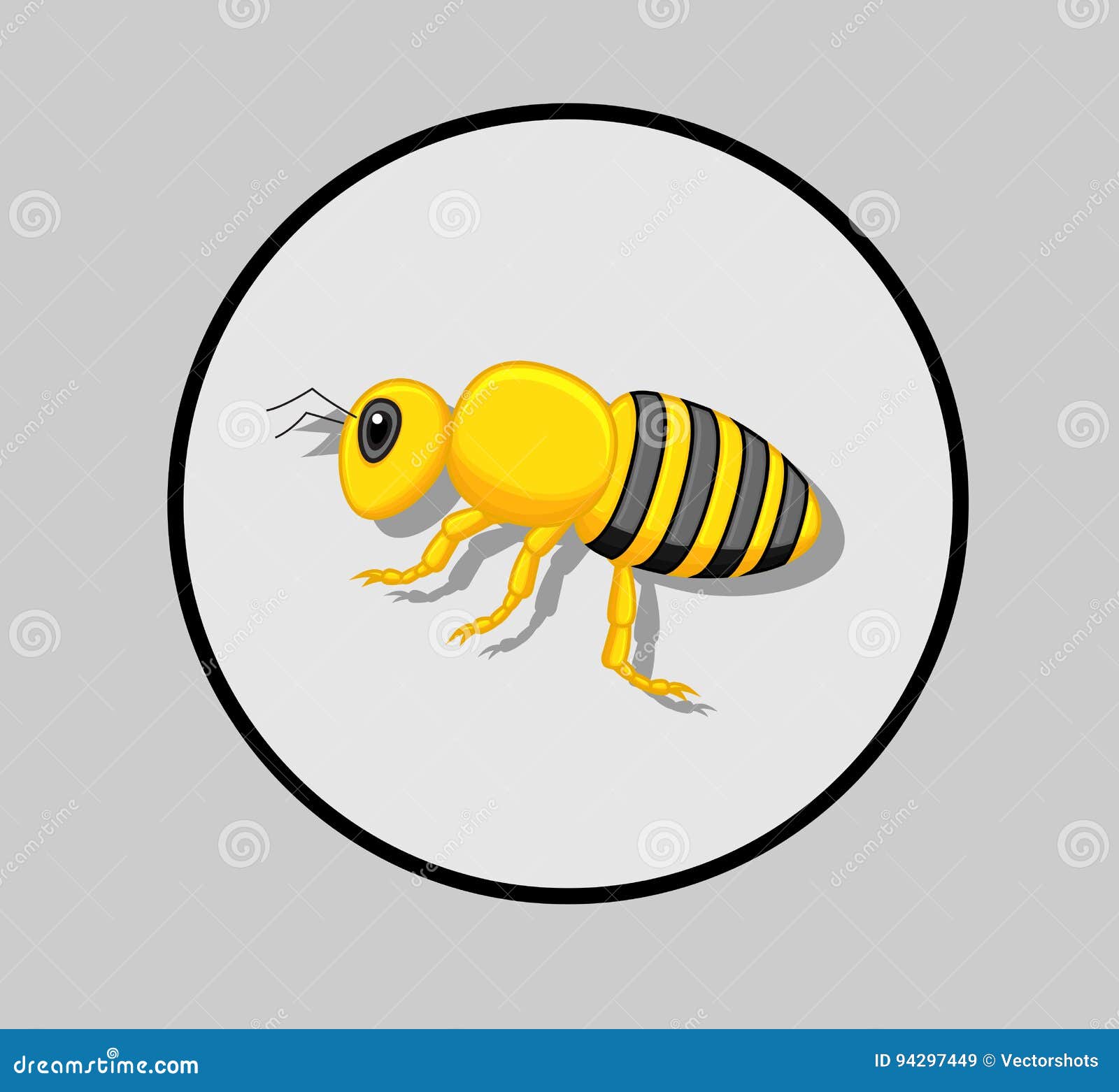 Cartoon Hornet Mascot Vector Illustration | CartoonDealer.com #138788394