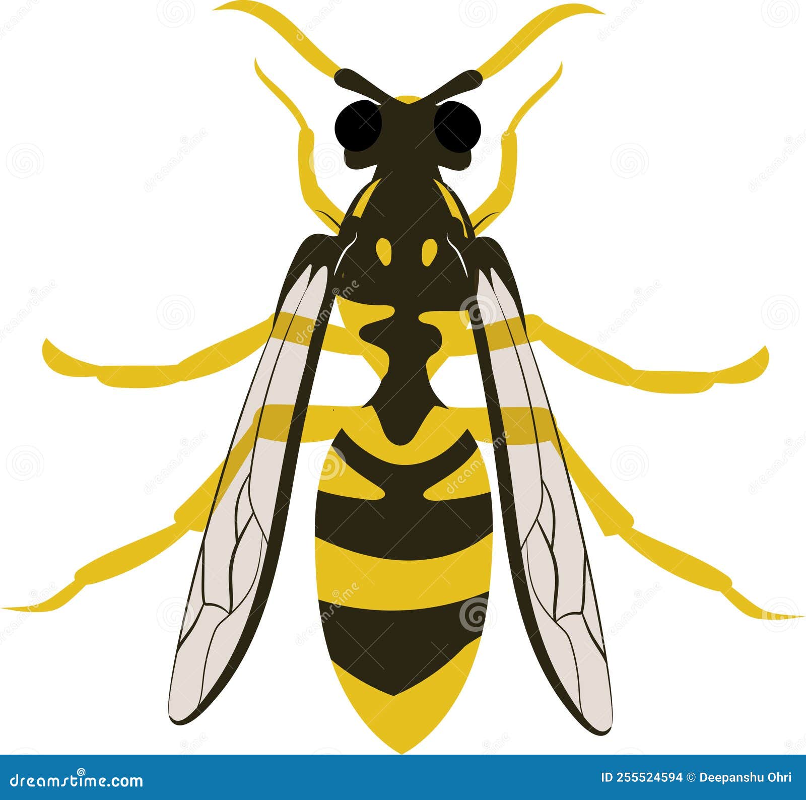 Hornet Wasp Bee Logo. Sting Hornet Robot Logo Design Stock Photography | CartoonDealer.com ...