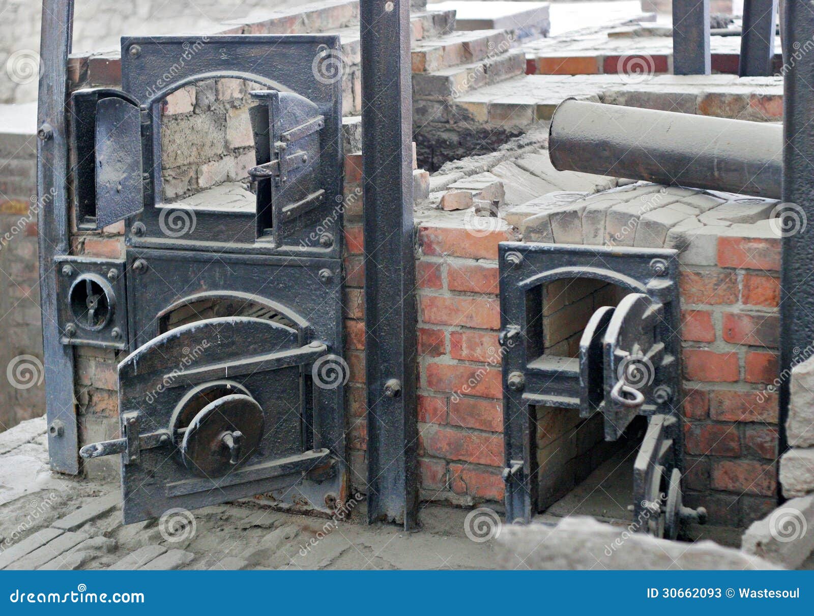 Hornos nazis foto de archivo editorial. Imagen de memoria - 30662093