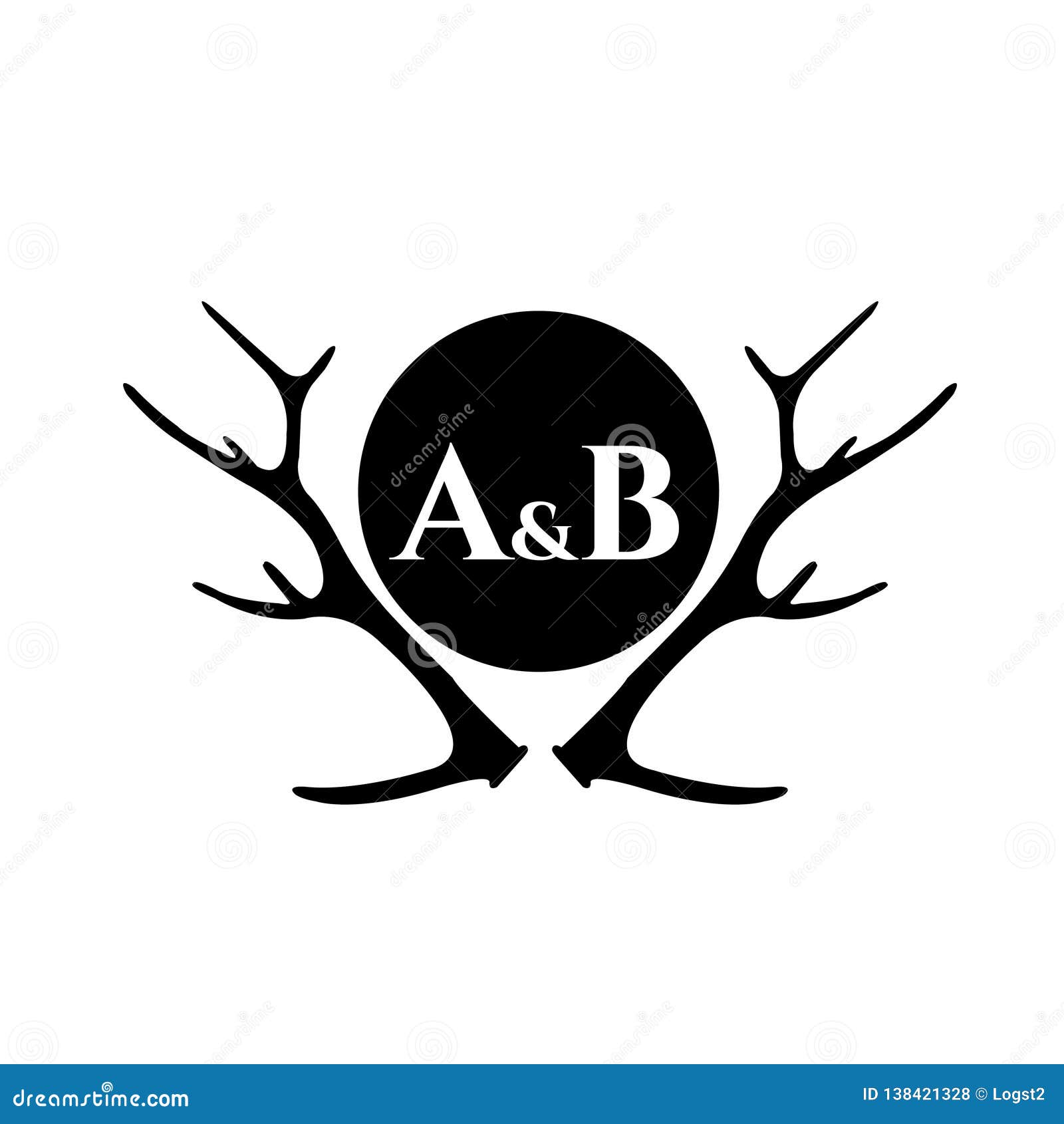 Horns Vector Logo. Fashion Logo. Man Fashion Logo. Stock Vector ...