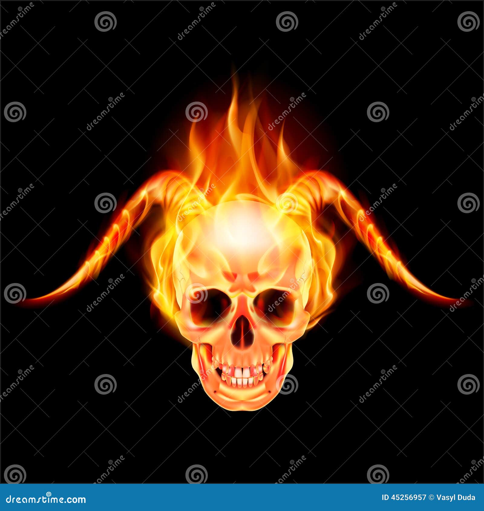 Devil stock vector. Illustration of cruel, gothic, frightful - 45256957