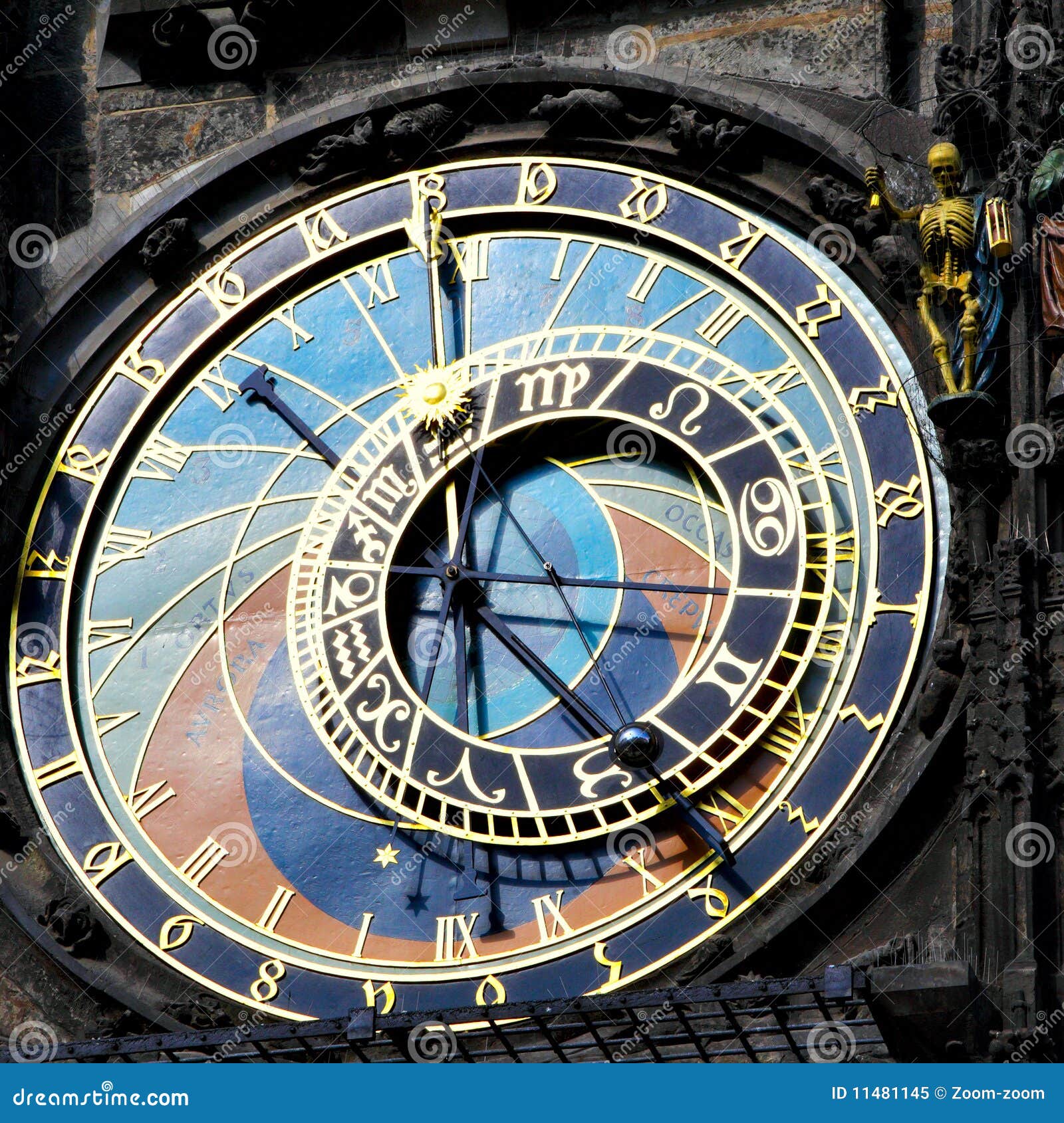 The Horologe stock image. Image of dial, famous, gold - 11481145