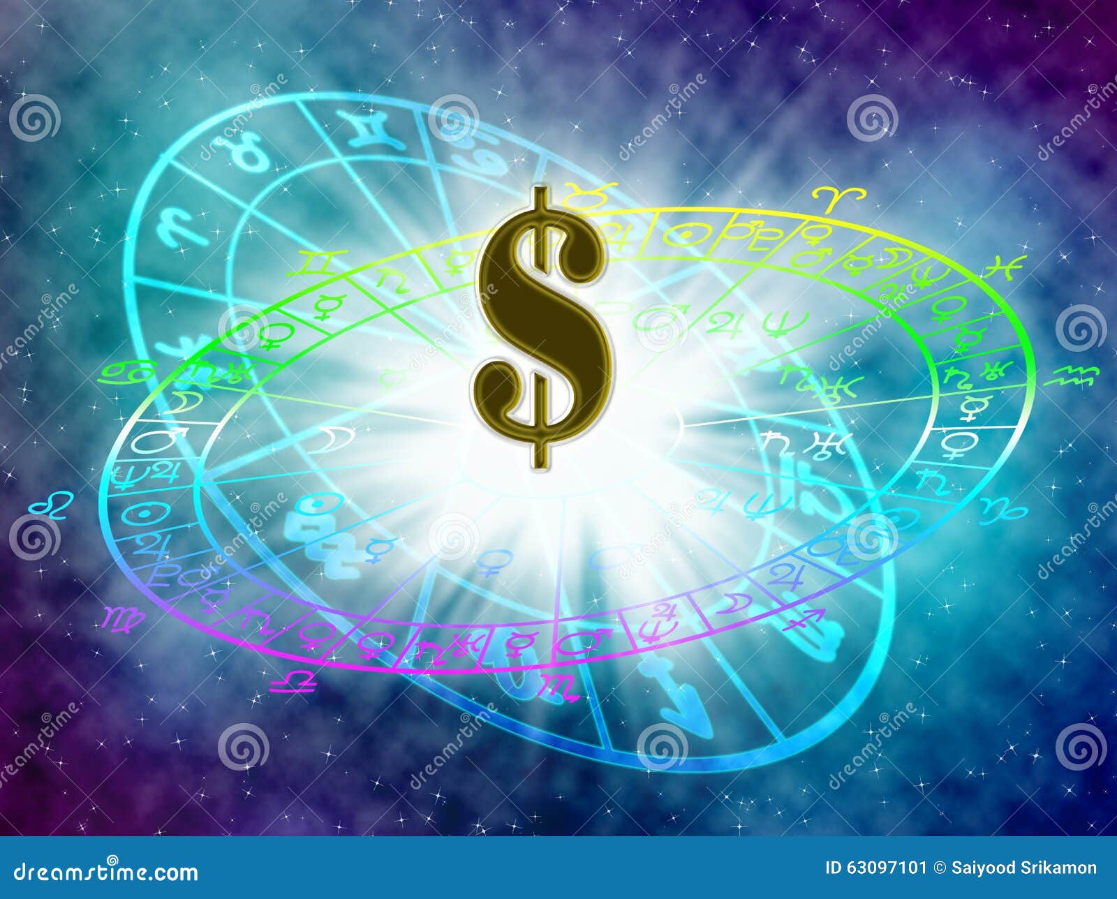Horoscope stock image. Image of magnifier, glass, love - 63097101
