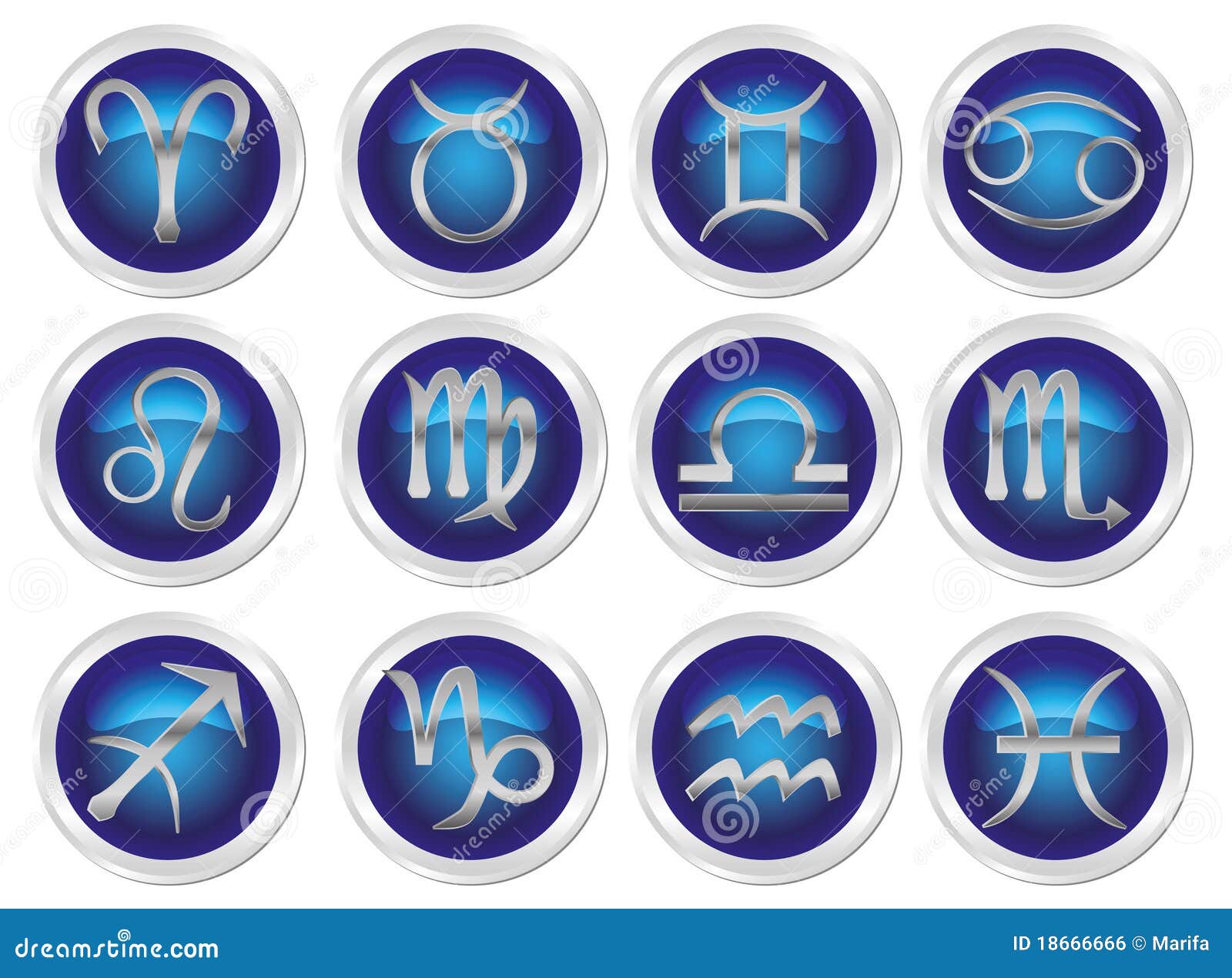 Horoscope zodiac signs stock vector. Illustration of libra - 18666666