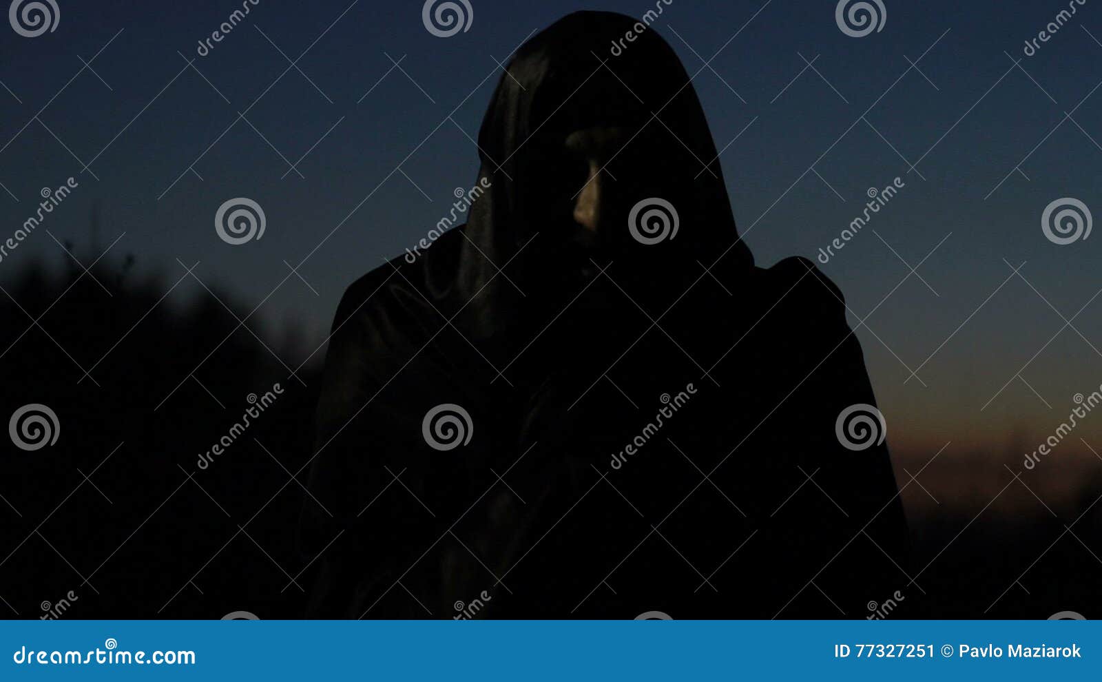 Horrible Death Scaring Its Face, Mouth and Teeth Stock Video - Video of ...