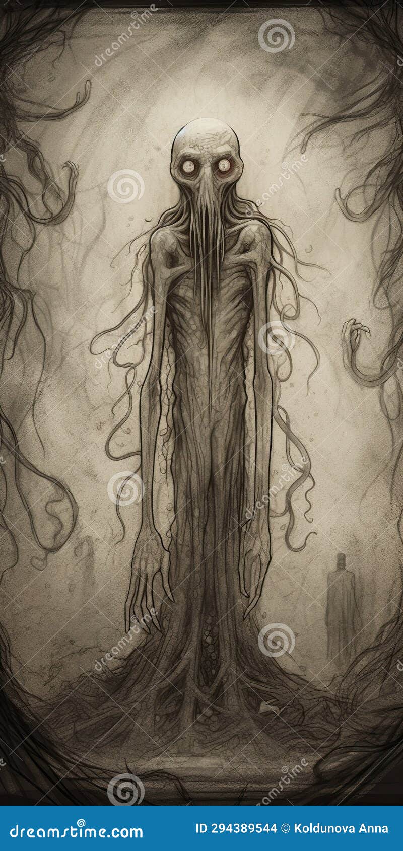 Horrible Creature from Nightmares, Created with Generative AI ...