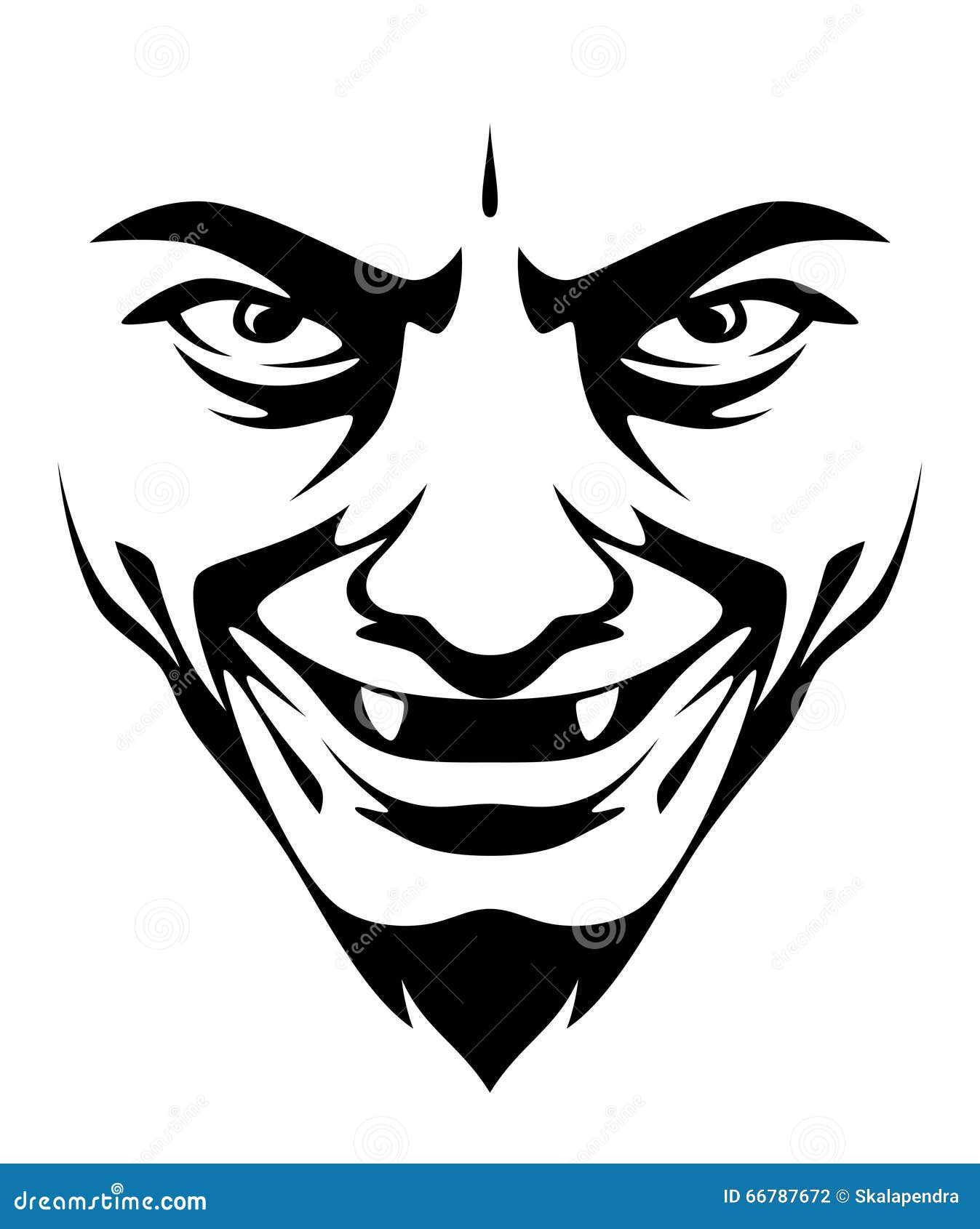 Creepy Smile Guy Drawing