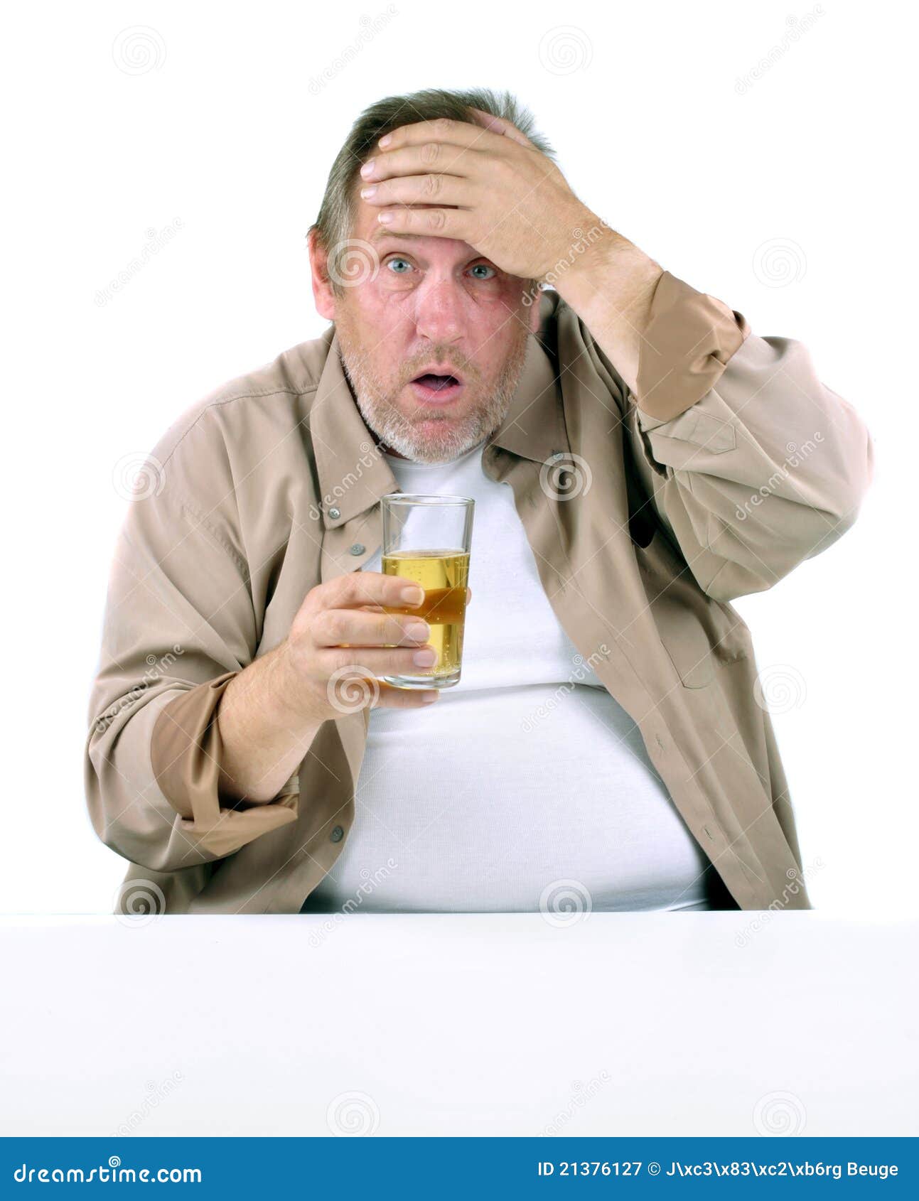 Horrified man in his 50s stock image. Image of annoyed - 21376127