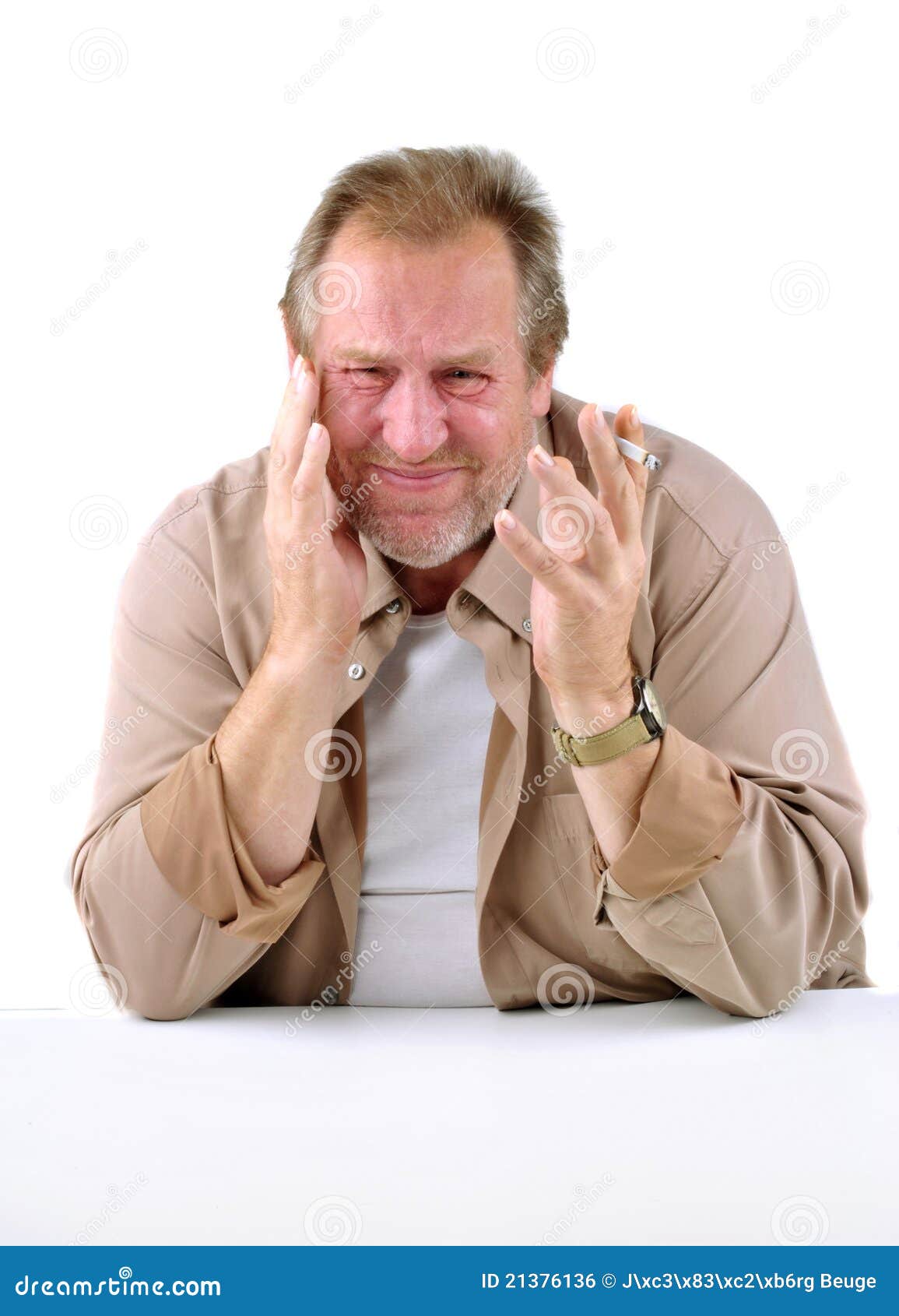 Horrified man in his 50s stock photo. Image of people - 21376136