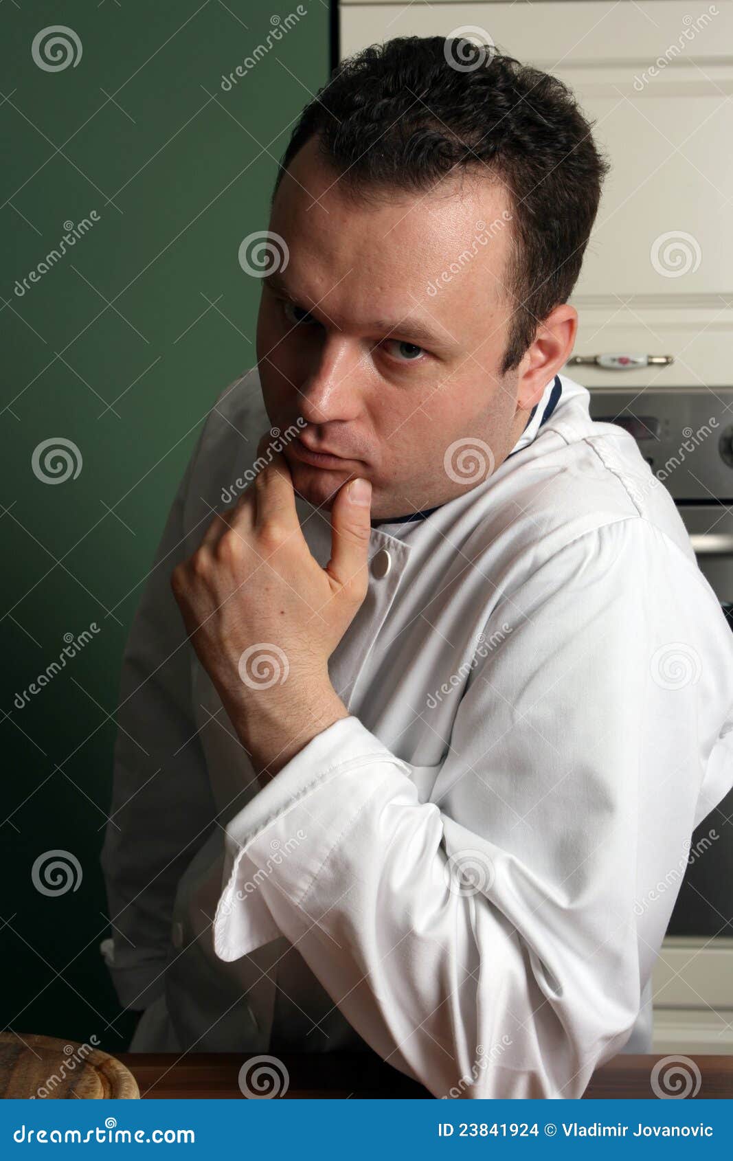 Horror chef stock photo. Image of emotions, headshot - 23841924