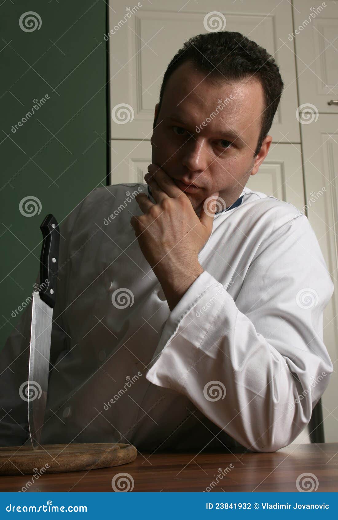Horror chef stock photo. Image of chef, cook, utensils - 23841932