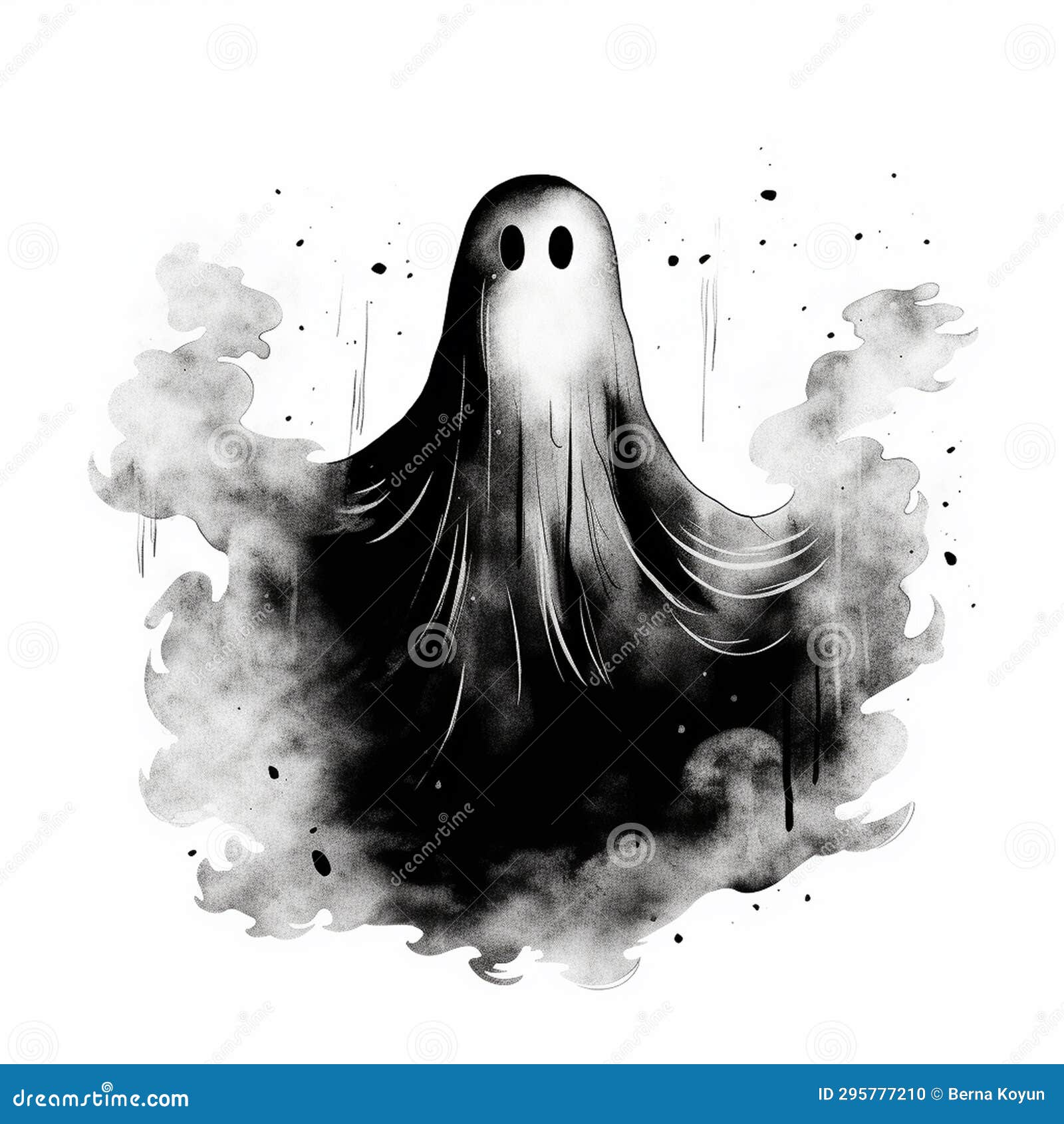 Horror Ghost Chilling Spectral Vision Royalty-Free Stock Image ...