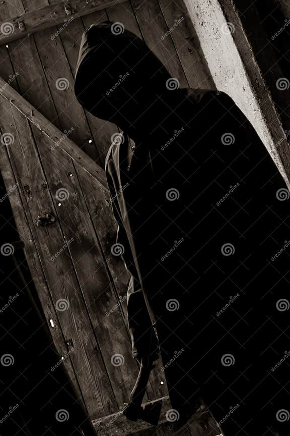 Horror guy stock image. Image of black, dark, evil, horror - 6090903
