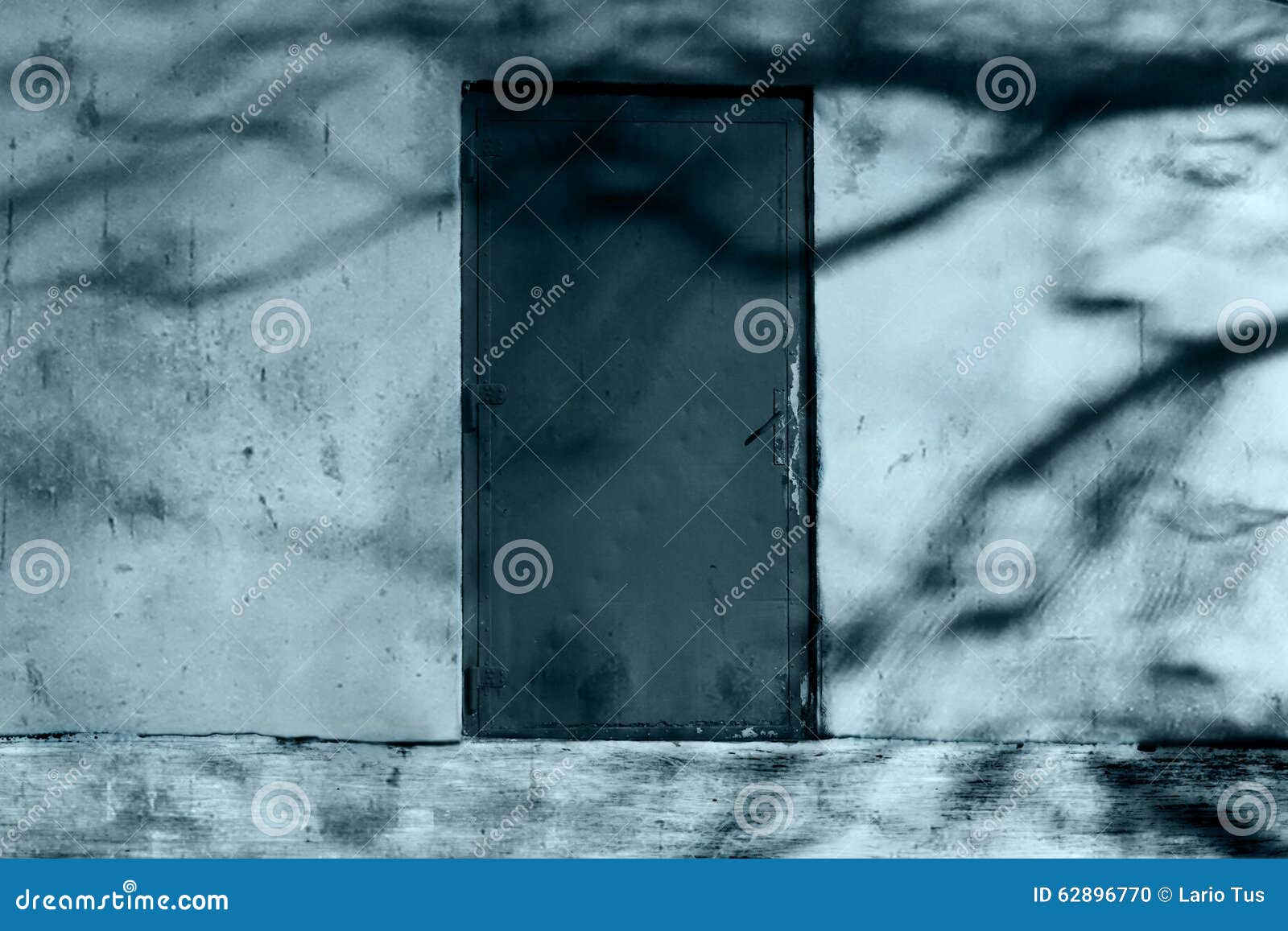 Horror Haunted Image of the Mysterious Door Stock Photo - Image of ...