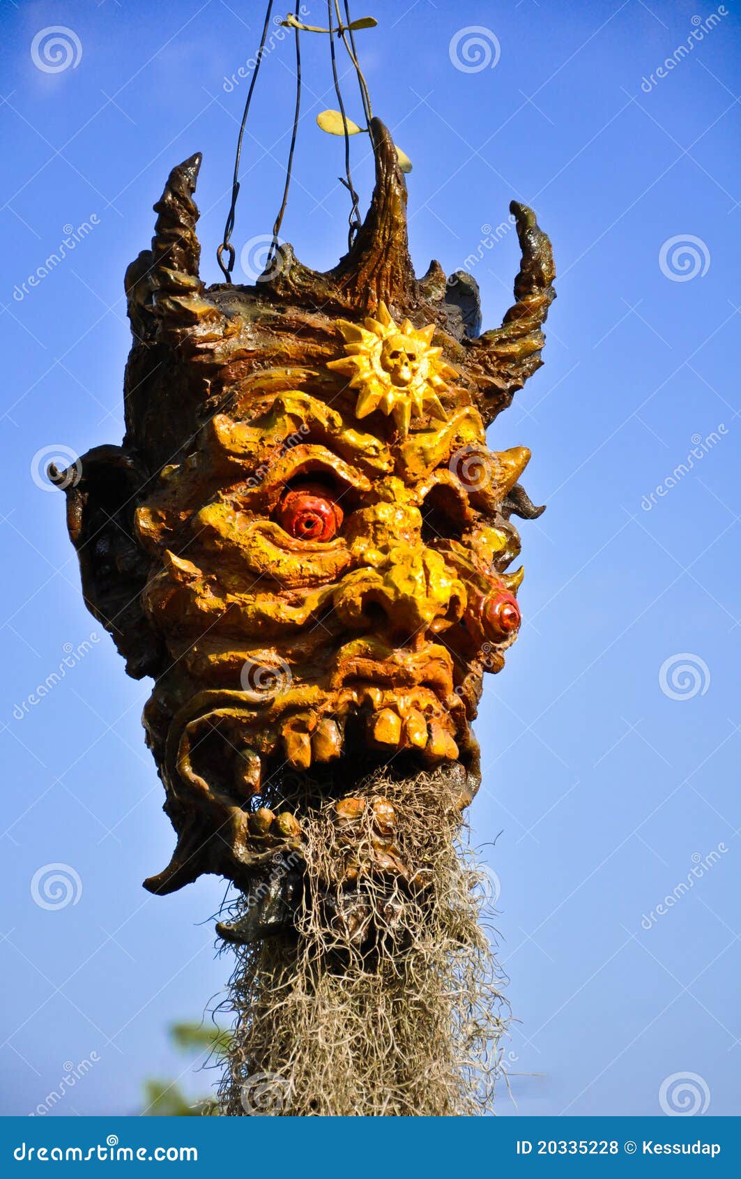 Horror pot stock photo. Image of fear, expression, blue - 20335228