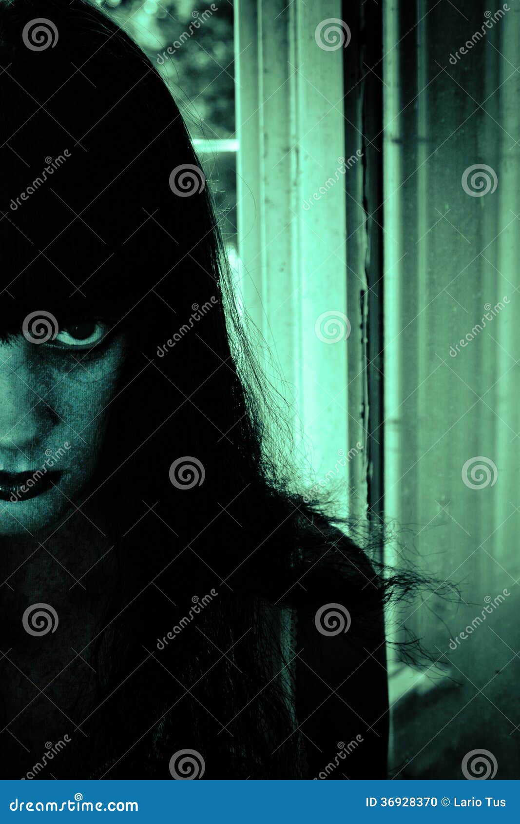 Horror scary woman stock photo. Image of afraid, haunted - 36928370
