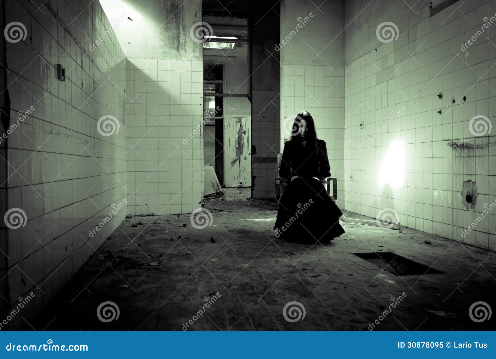 Horror scary woman stock image. Image of adult, mystery - 30878095