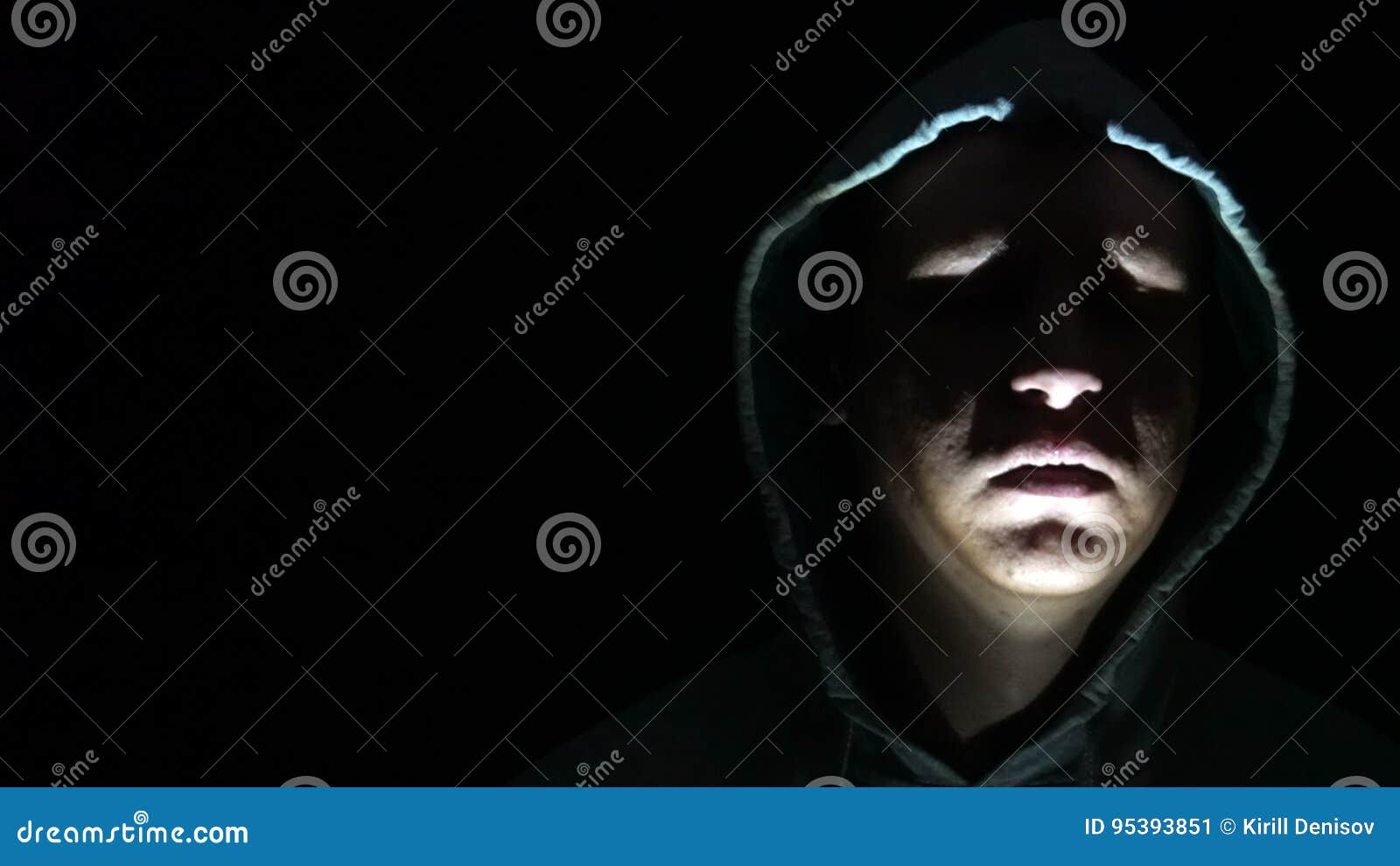 Horror Scene Man Face. Scary Evil Many Faces Stock Video - Video of ...