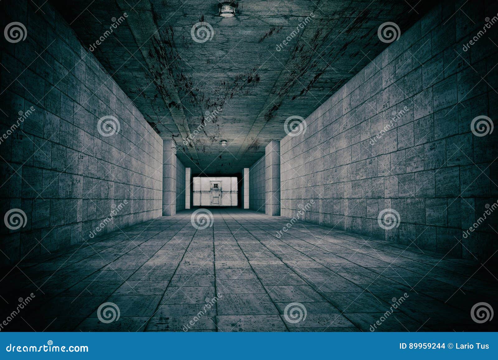 Horror Scene of Mental Institution Stock Photo - Image of dark ...