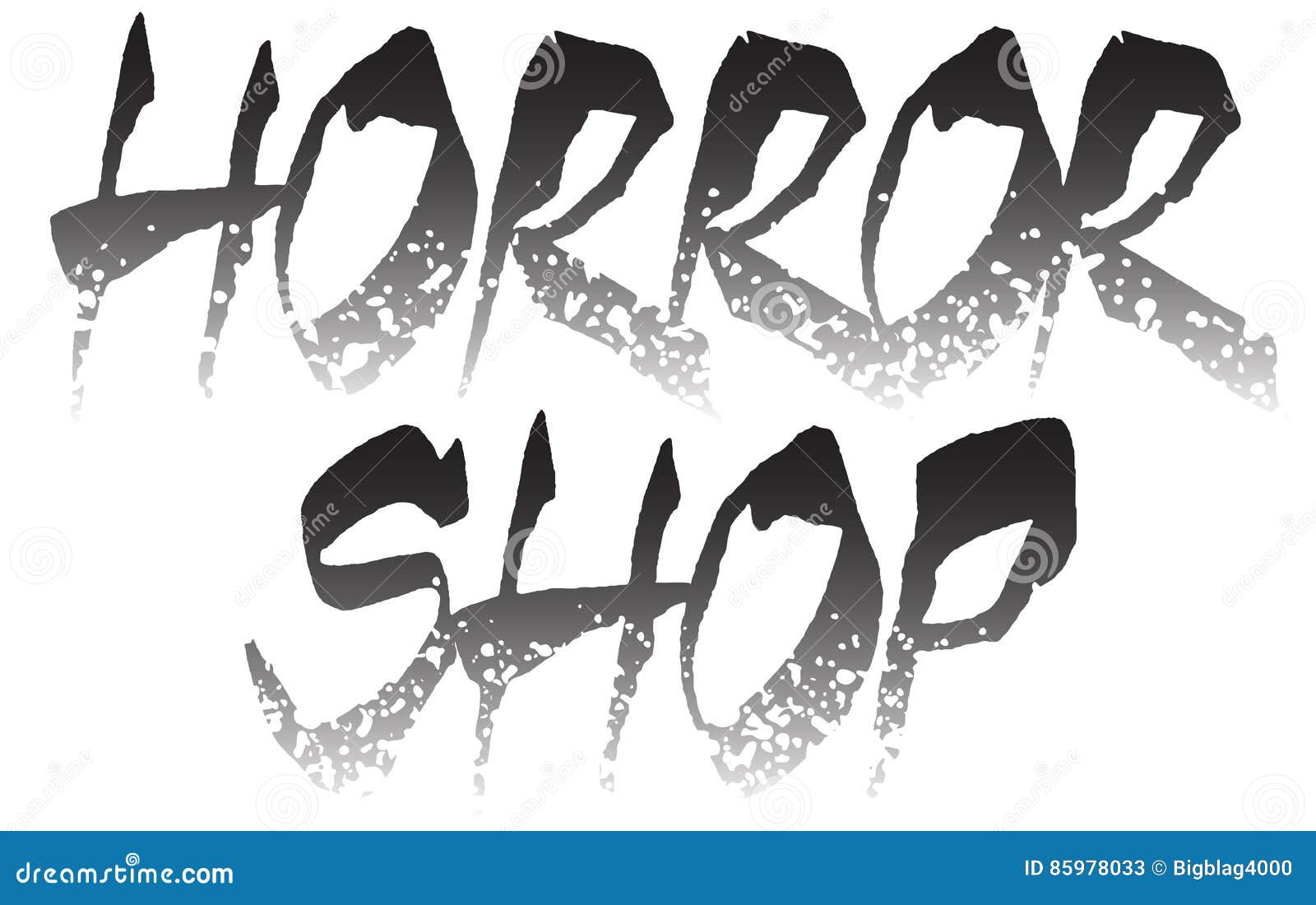 Horror shop logo template stock vector. Illustration of scull - 85978033