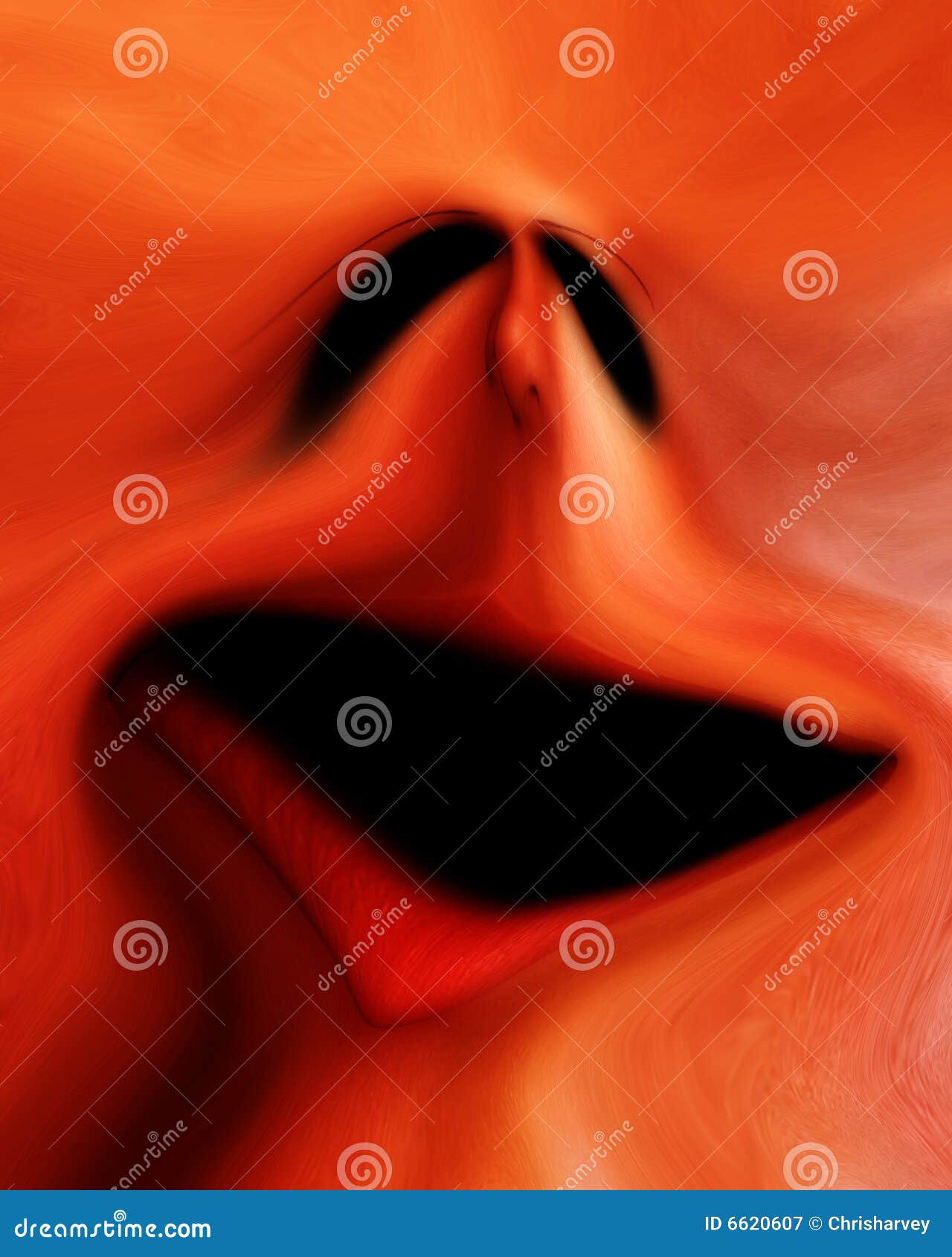 Horror Skin Face 58 stock illustration. Illustration of halloween - 6620607