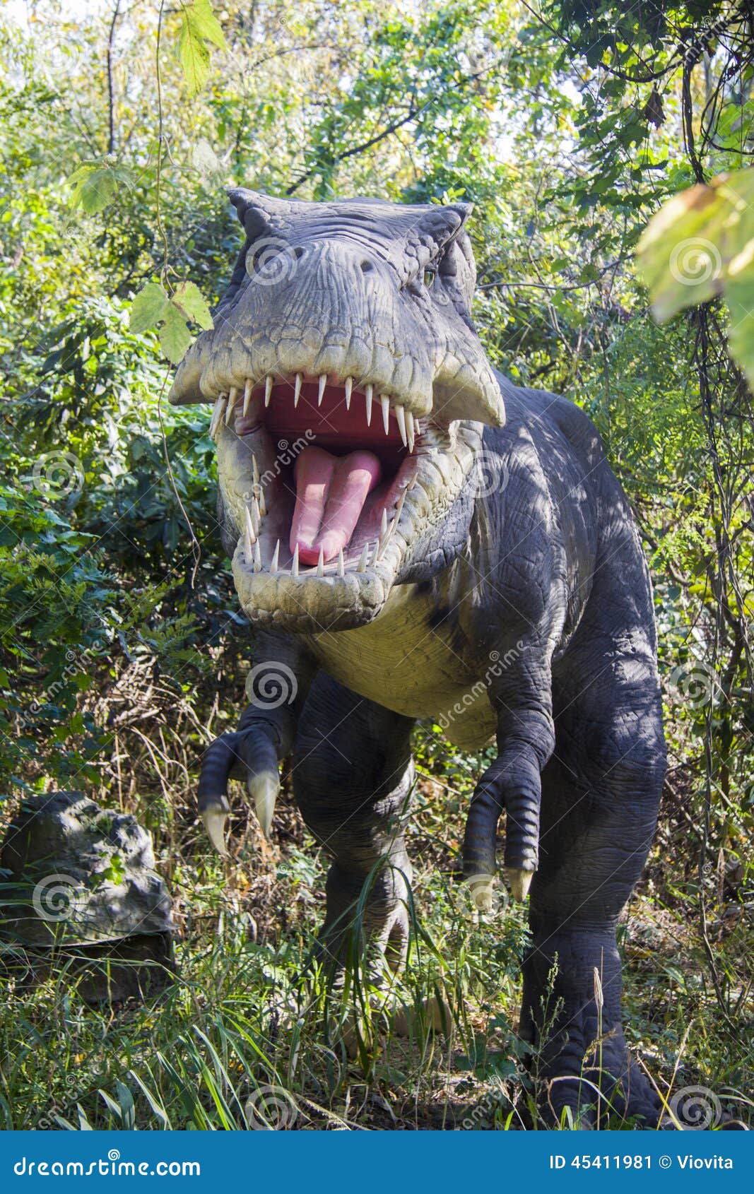 Horror Tyrannosaurus Rex stock image. Image of dinosaur - 45411981