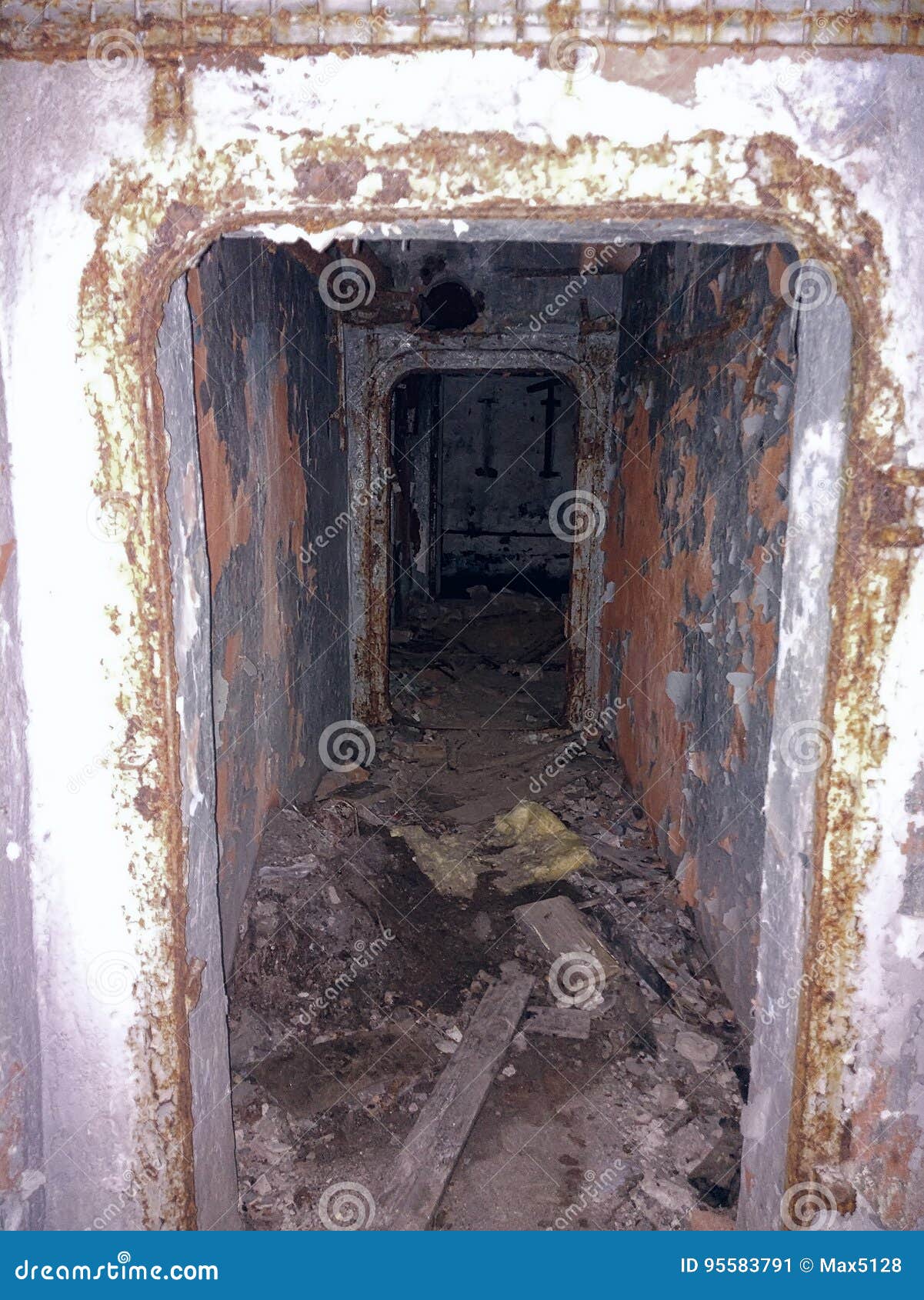 Horror Underground Room with Incredible Stock Image - Image of dirt ...