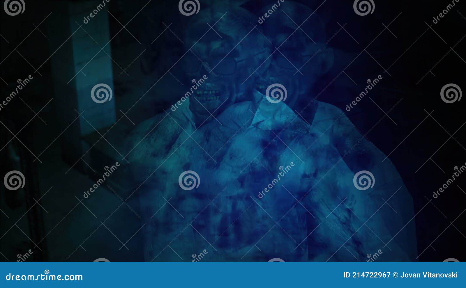 Horror Zombie with Effects stock image. Image of dead - 214722967