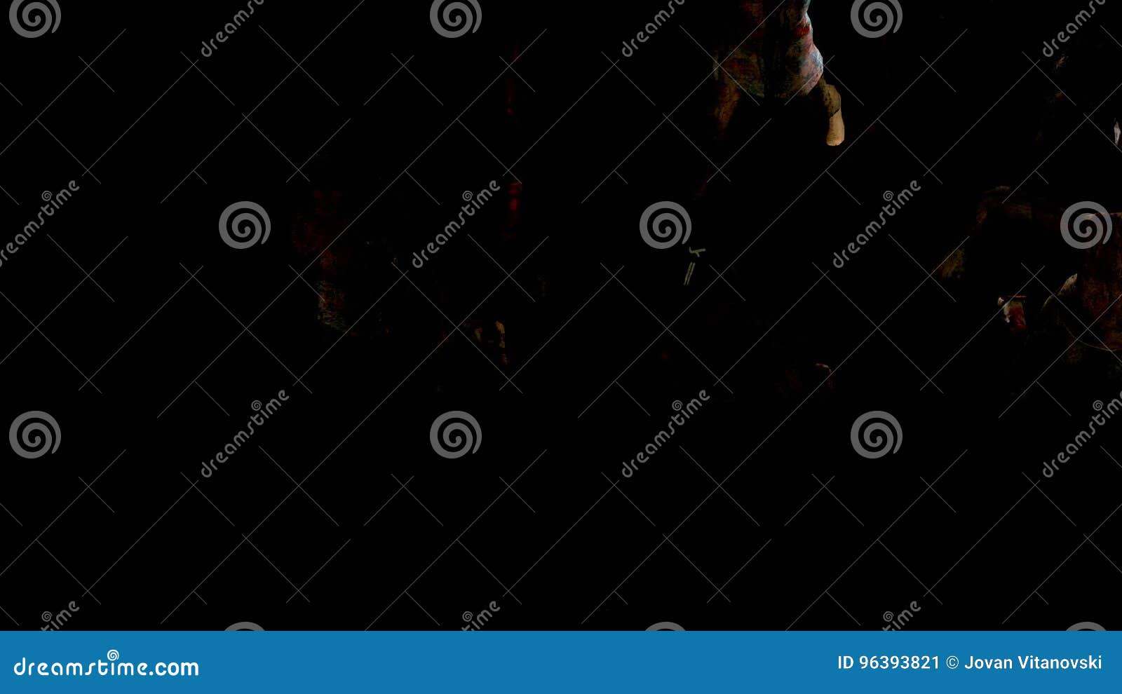 Horror Zombie with Effects, Mixed Media of Two CG Animation Stock Video ...