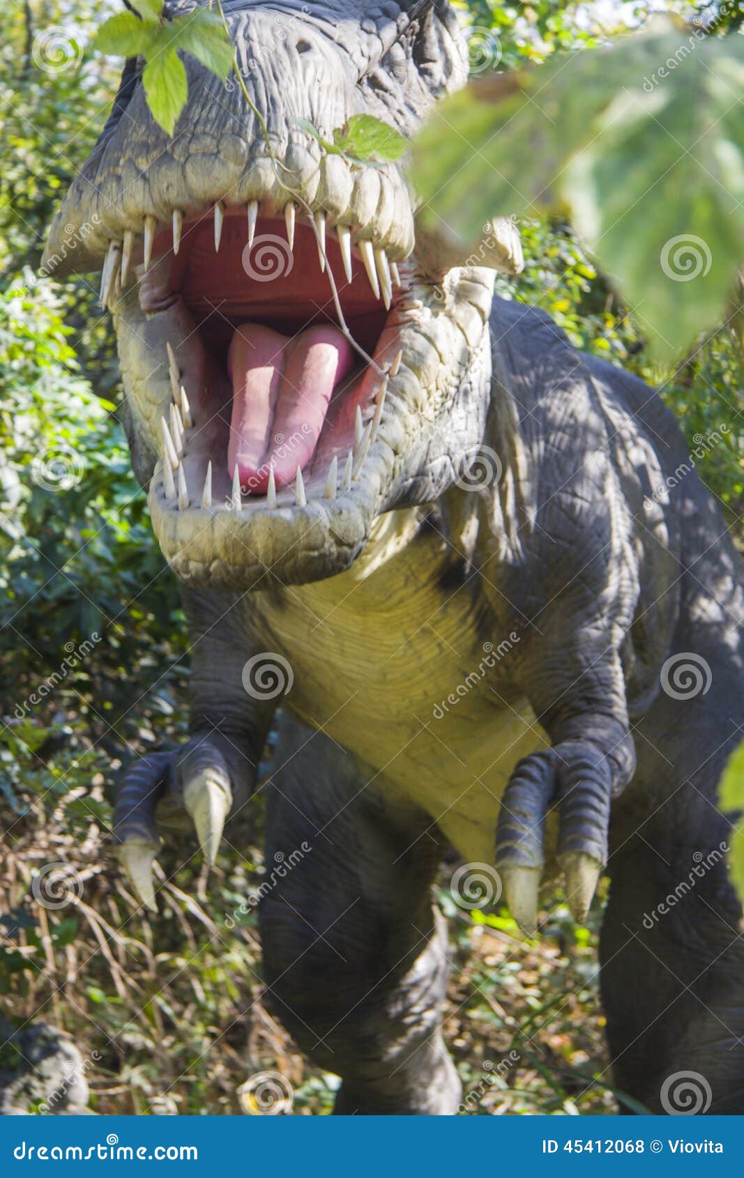 Horroru Tyrannosaurus Rex zdjęcie stock. Obraz złożonej z napadanie ...