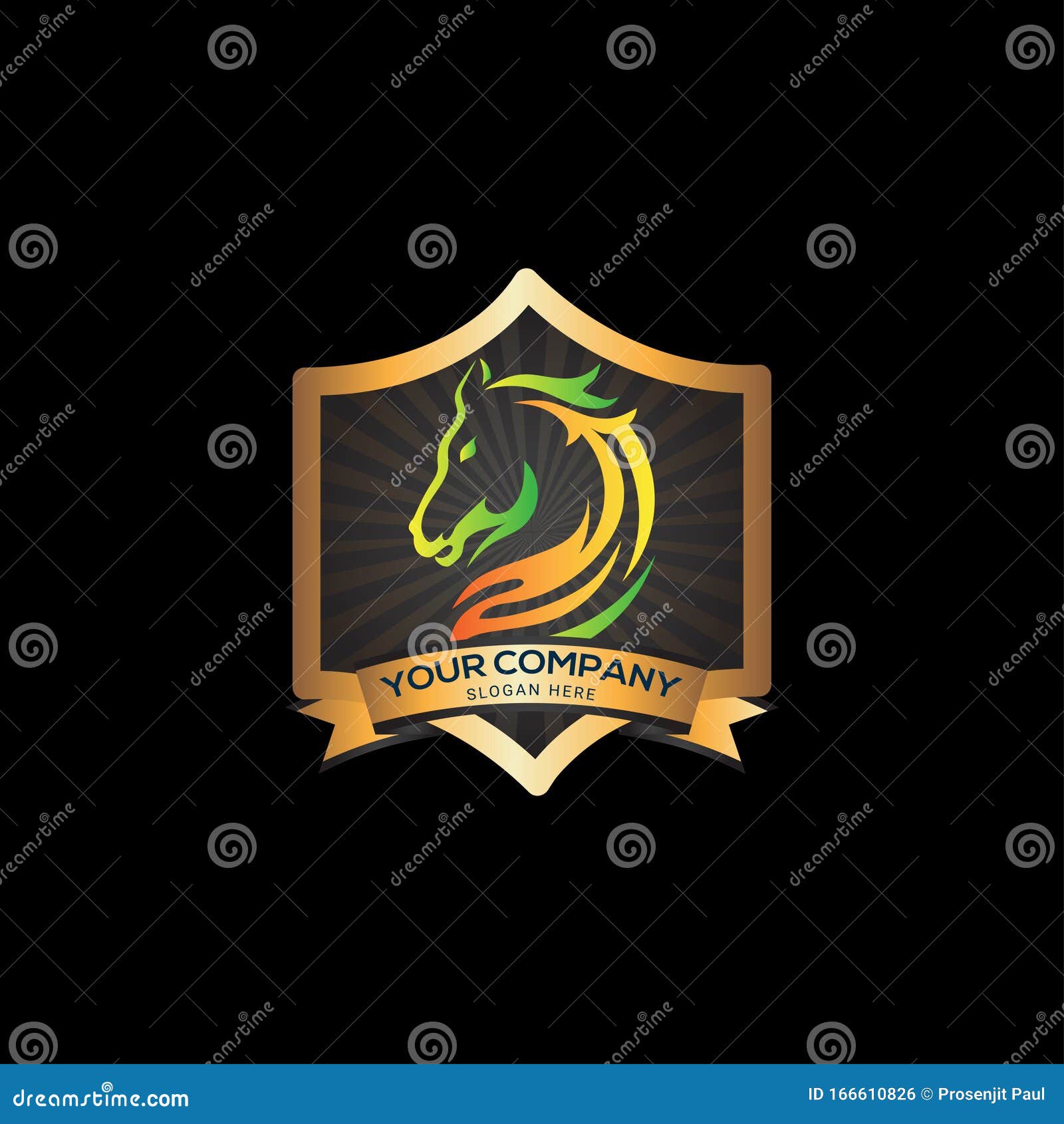 Horse Brand, Horse Logo Template Design Stock Vector - Illustration of ...