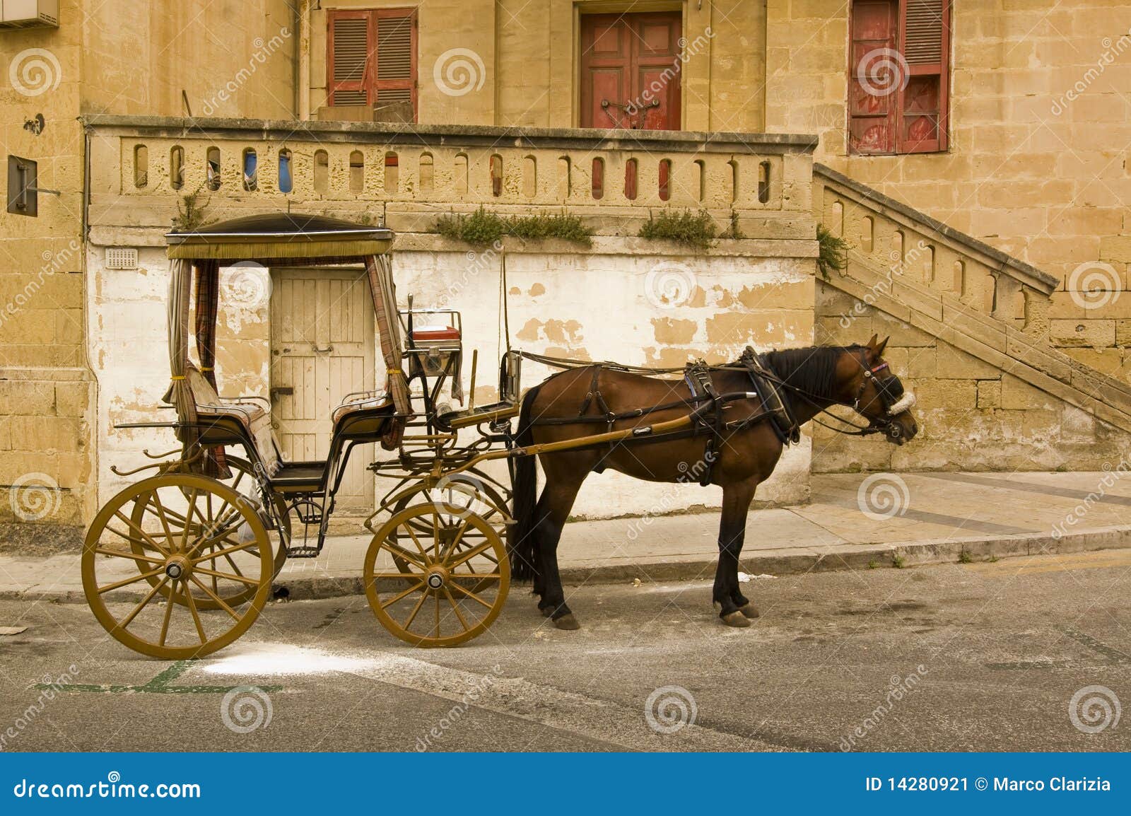 Horse coach stock image. Image of ecological, road, countryside - 14280921
