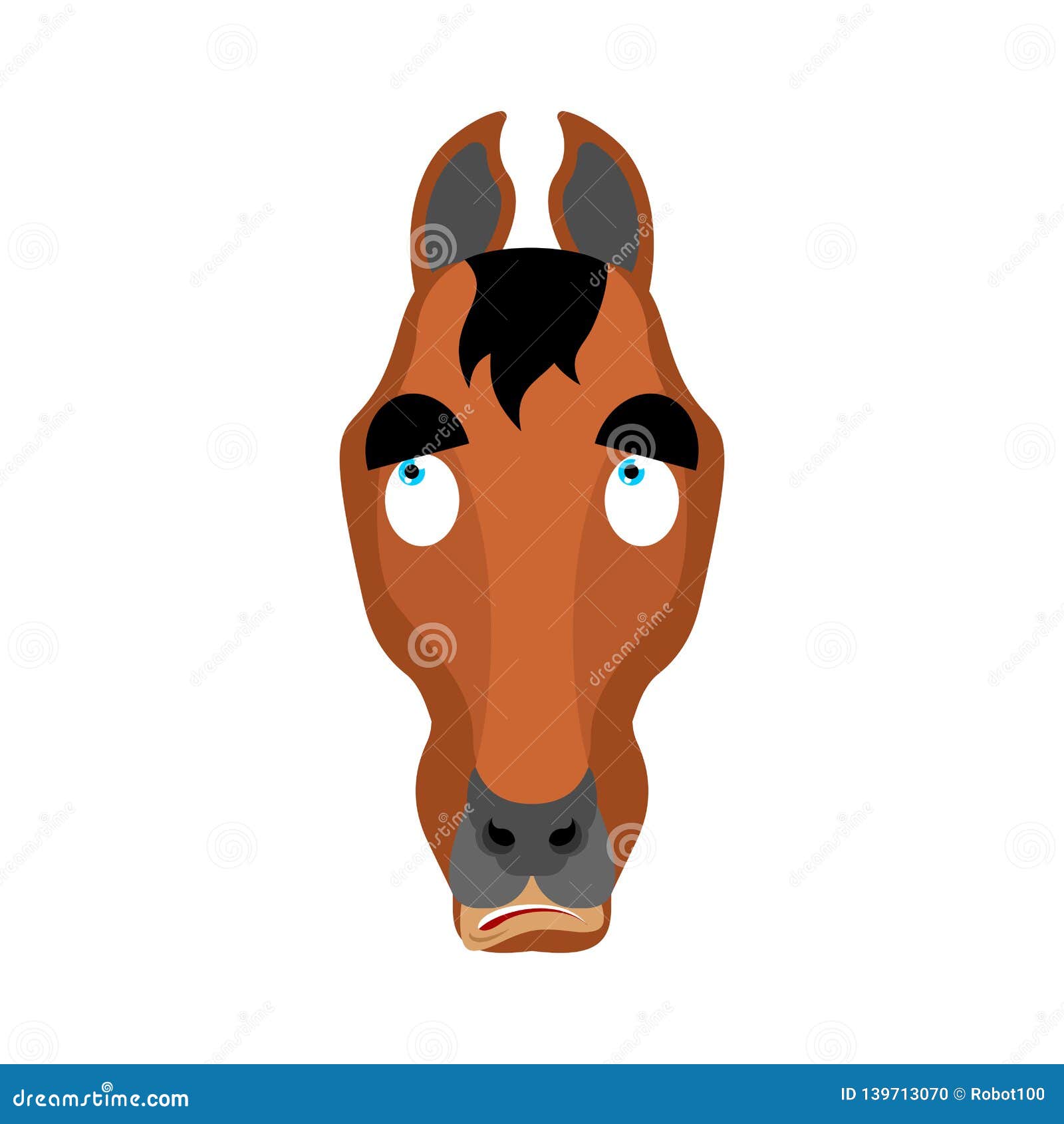 Fox Confused Oops. Wild Beast Perplexed Emotions. She-fox Surprise ...