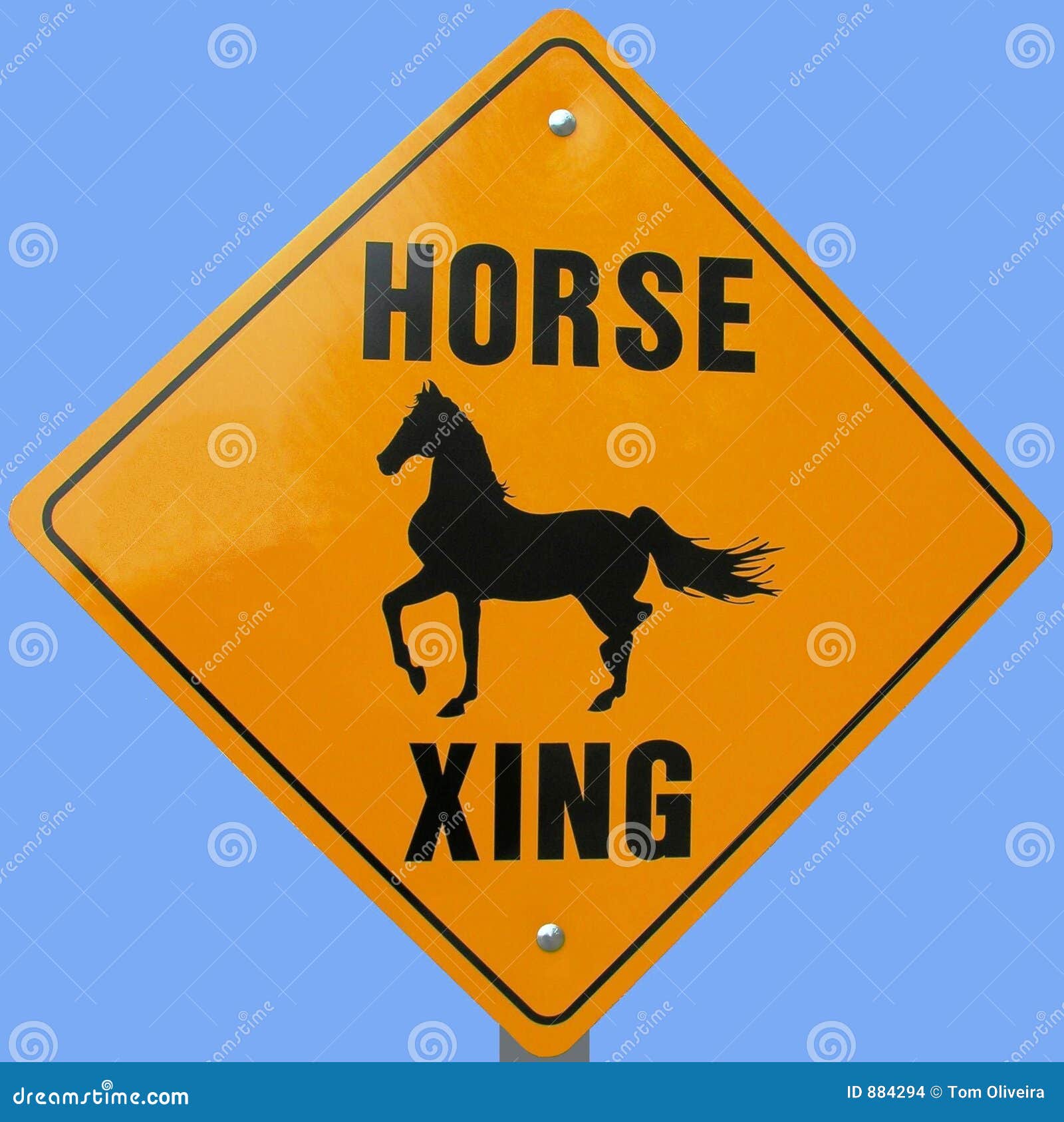 Horse crossing sign stock photo. Image of road, equestrian - 884294