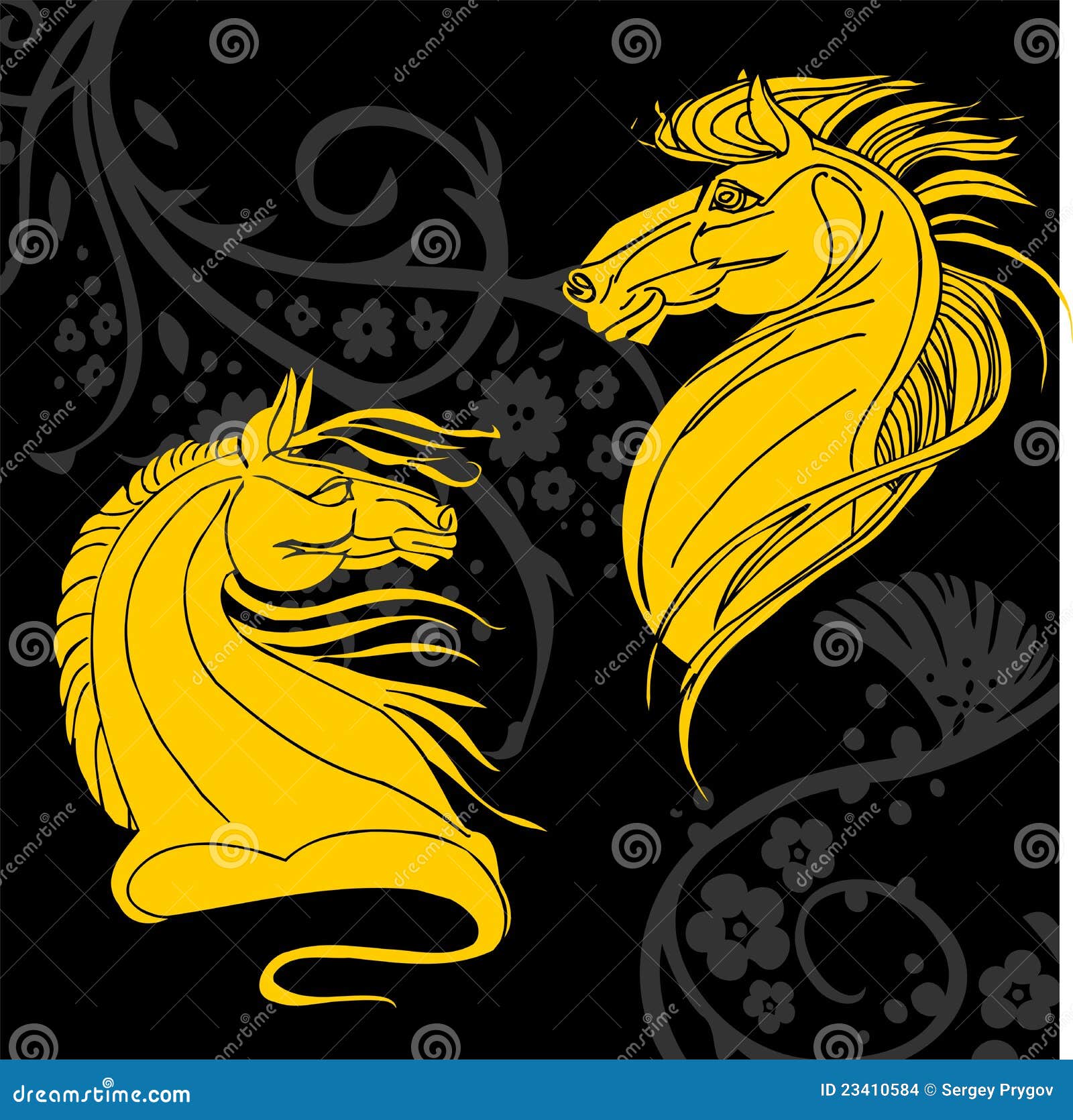 Horse Design - Illustration Stock Illustration - Illustration of ...