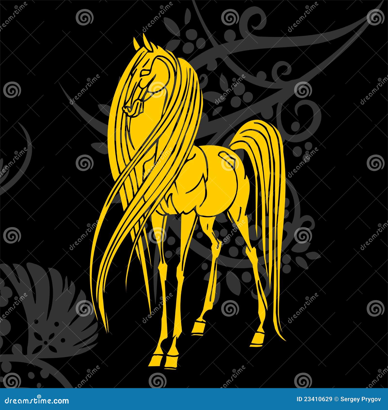 Horse Design - Illustration Stock Illustration - Illustration of dance ...
