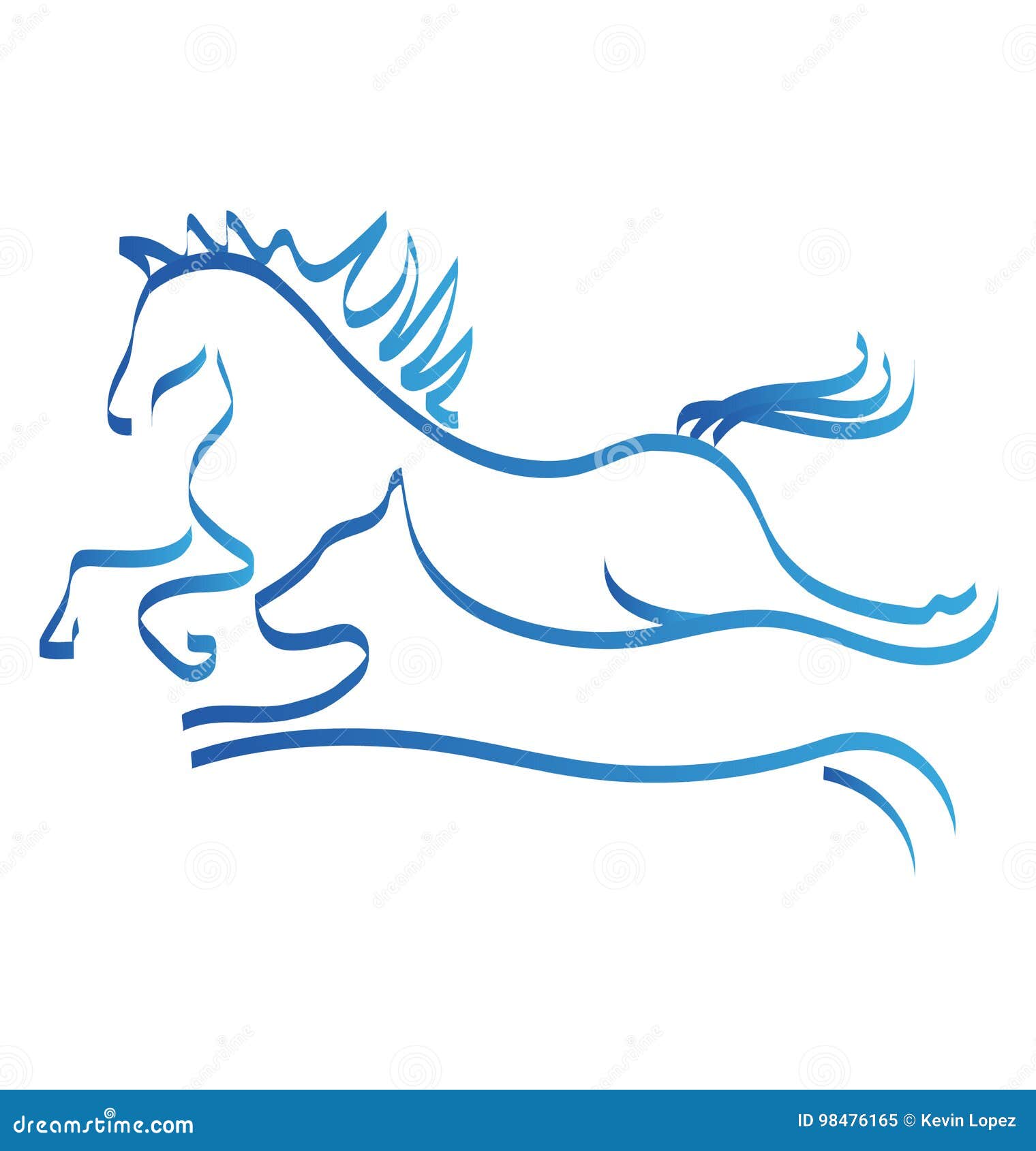 Horse and Dog Race Competition Icon Logo Stock Vector - Illustration of ...